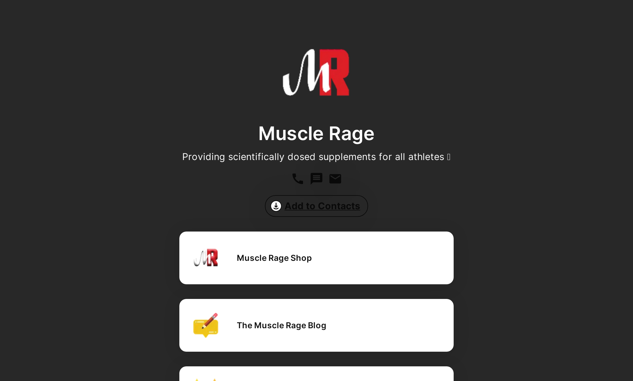 Muscle Rage's Flowpage
