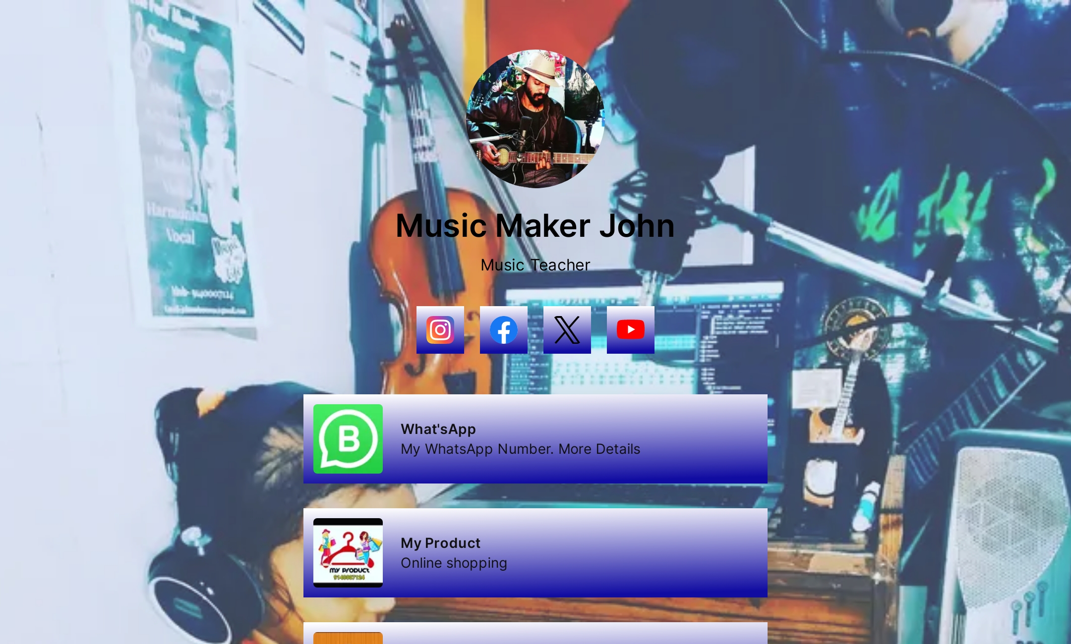 Music Maker John's Flowpage