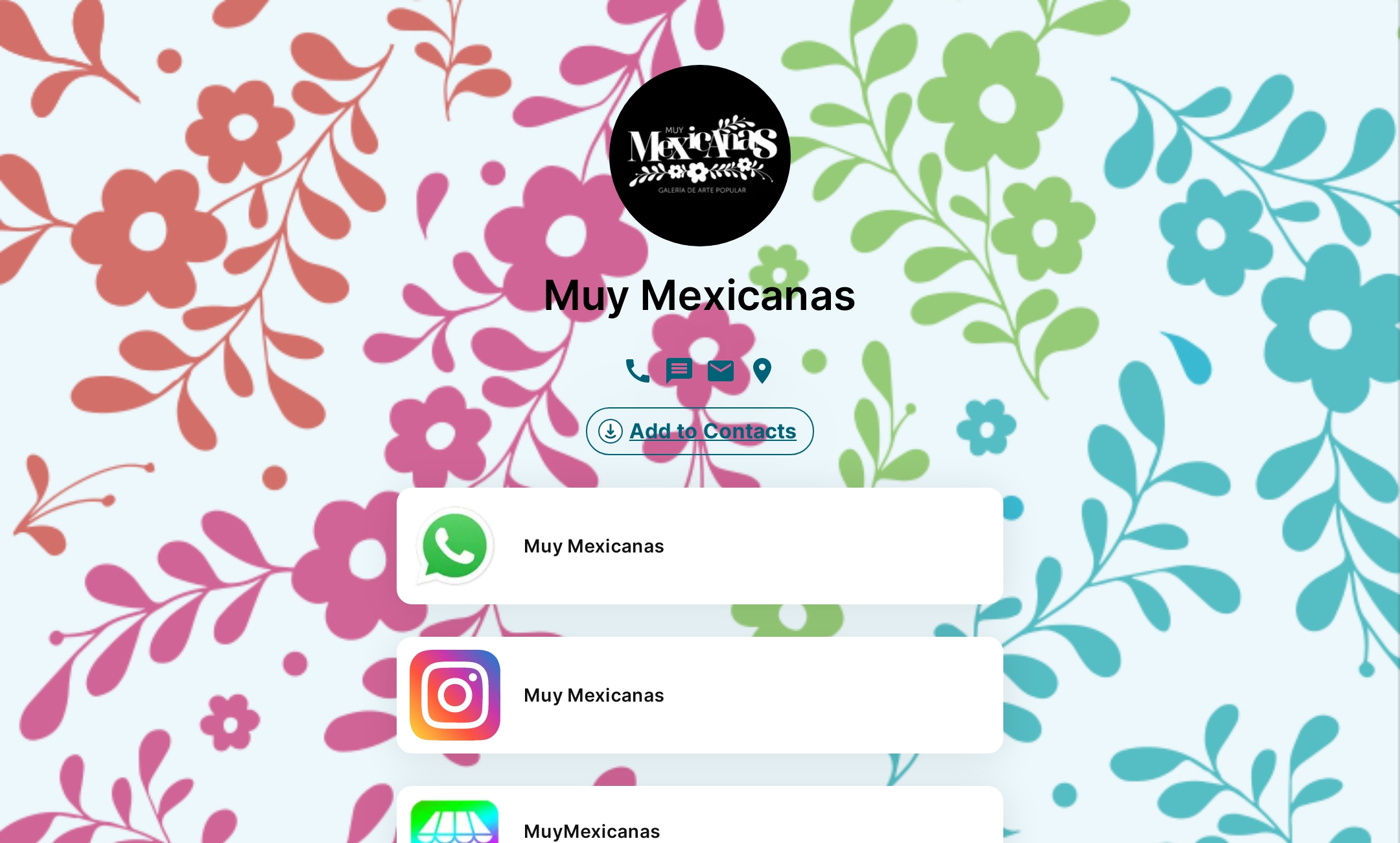 Muy Mexicanas' Flowpage