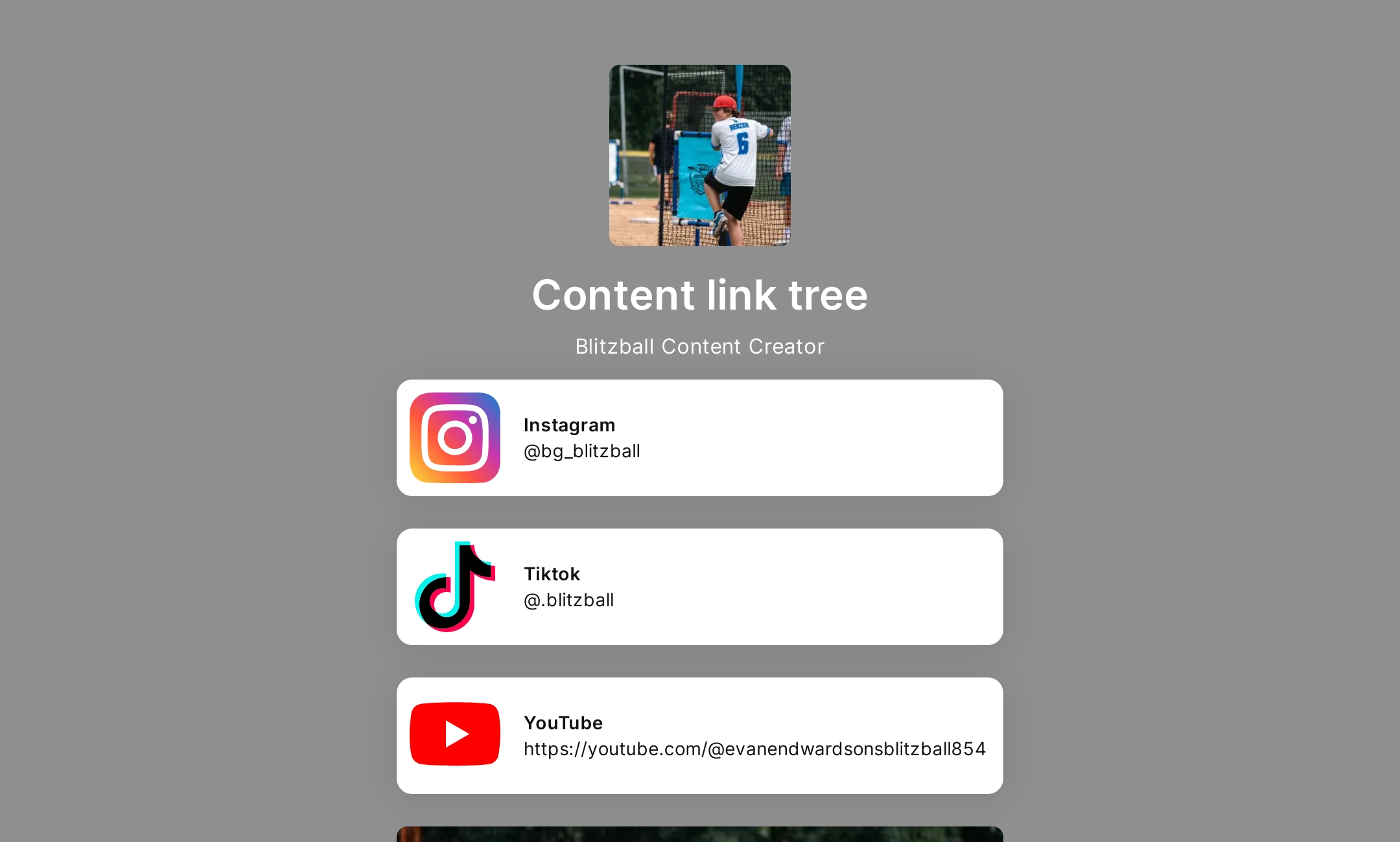 Content link tree's Flowpage
