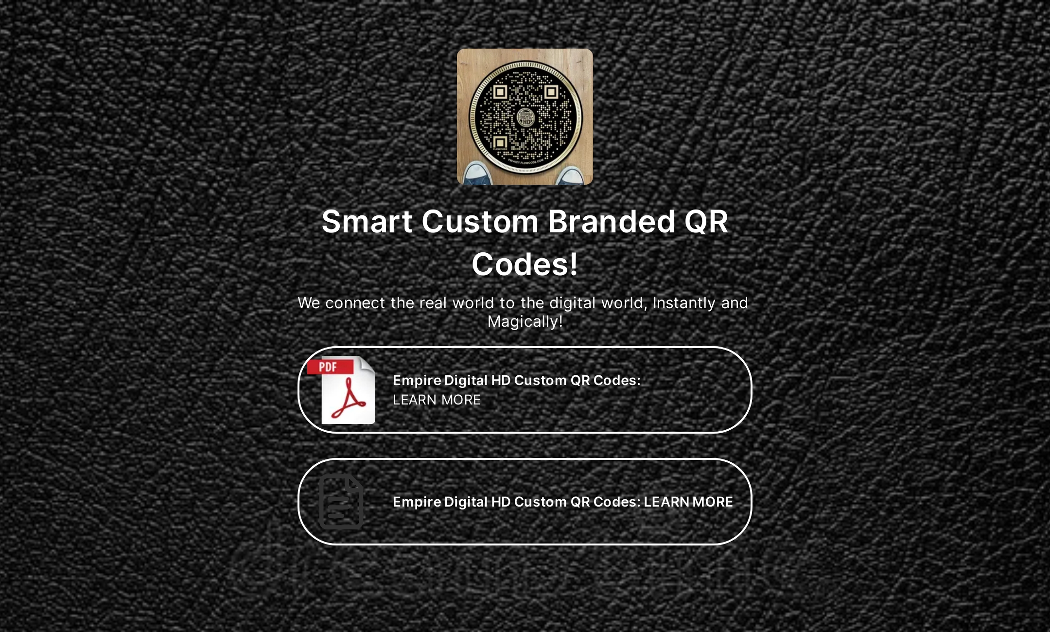 Smart Custom Branded QR Codes!'s Flowpage