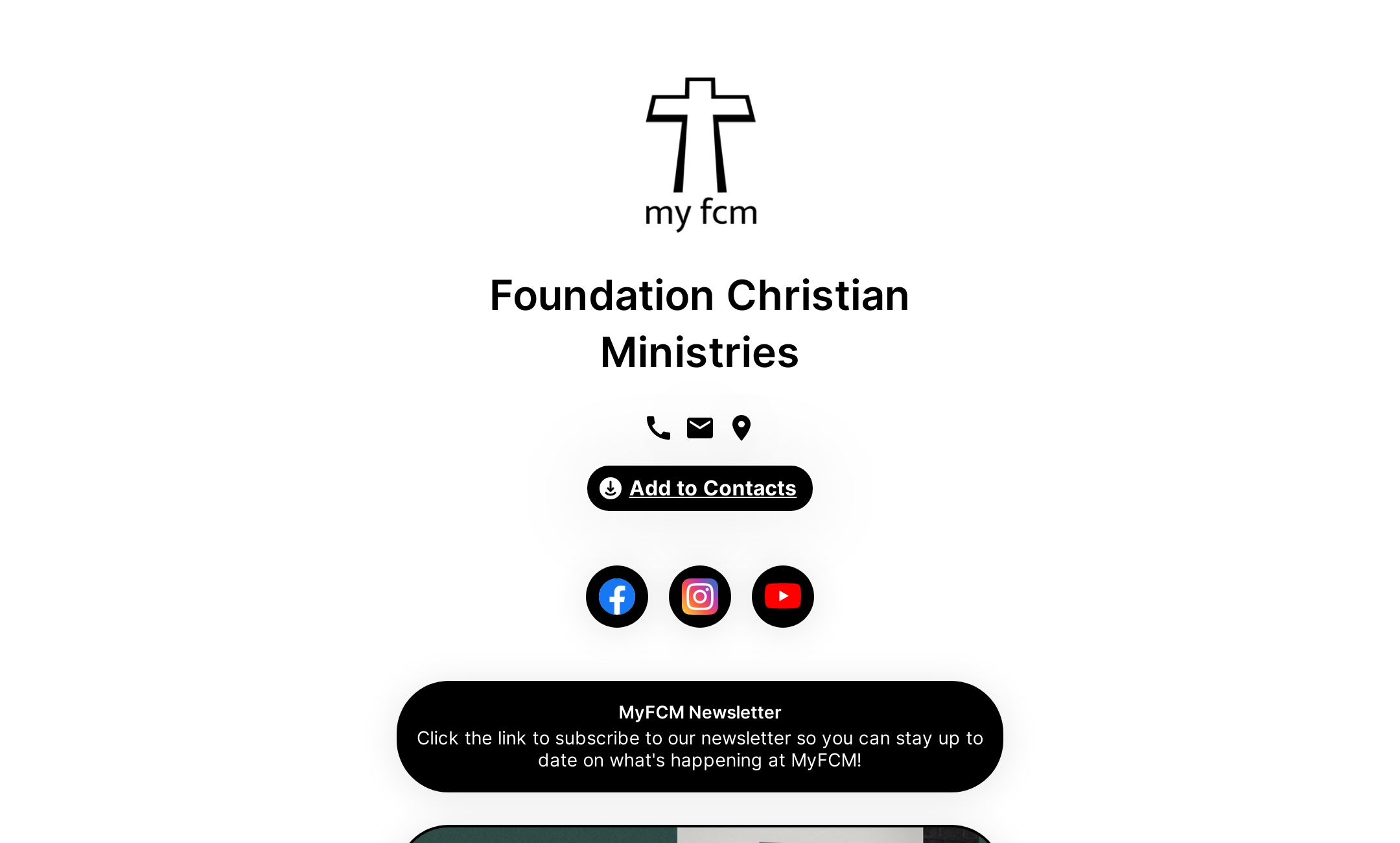 Foundation Christian Ministries' Flowpage
