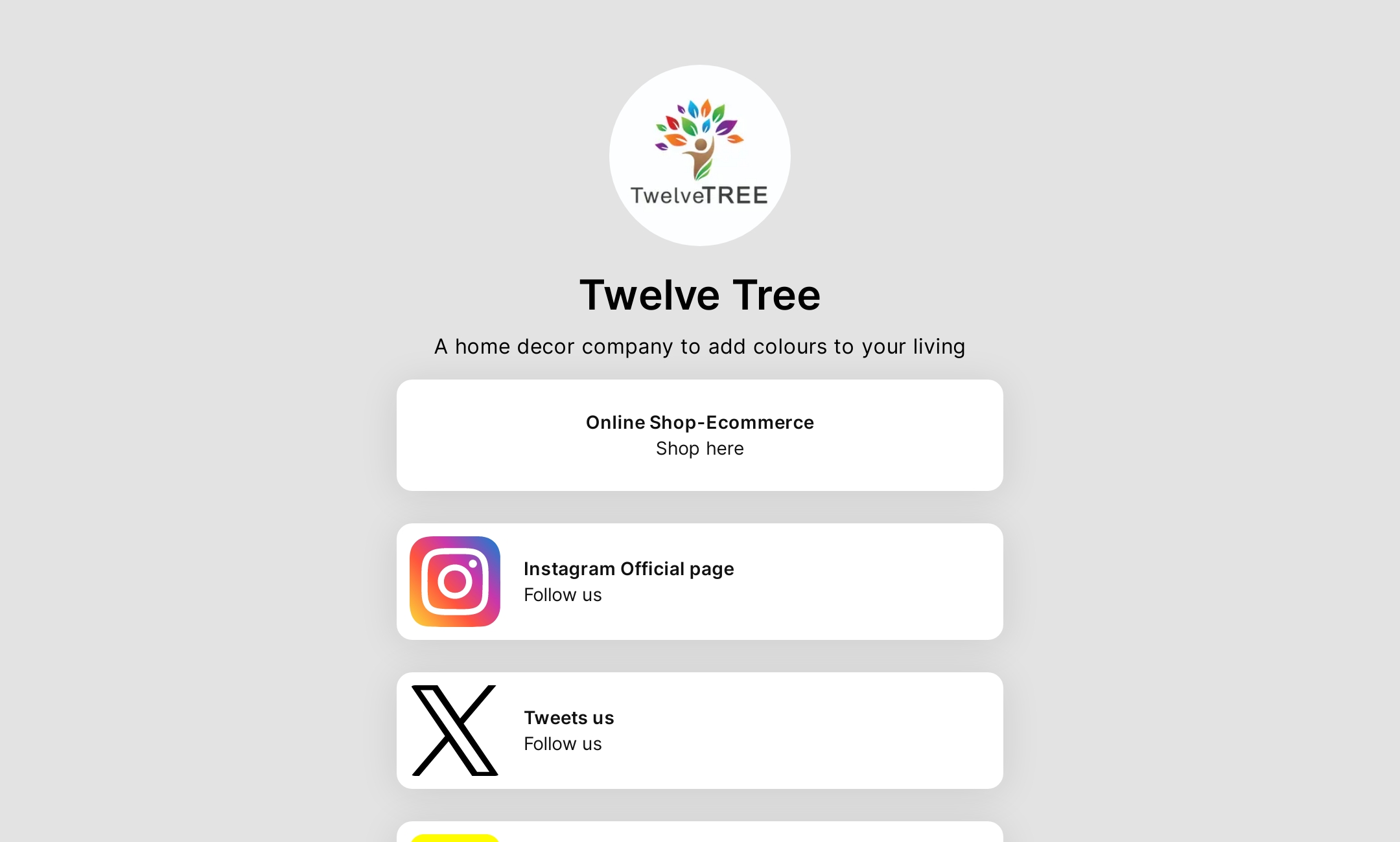 Twelve Tree's Flowpage
