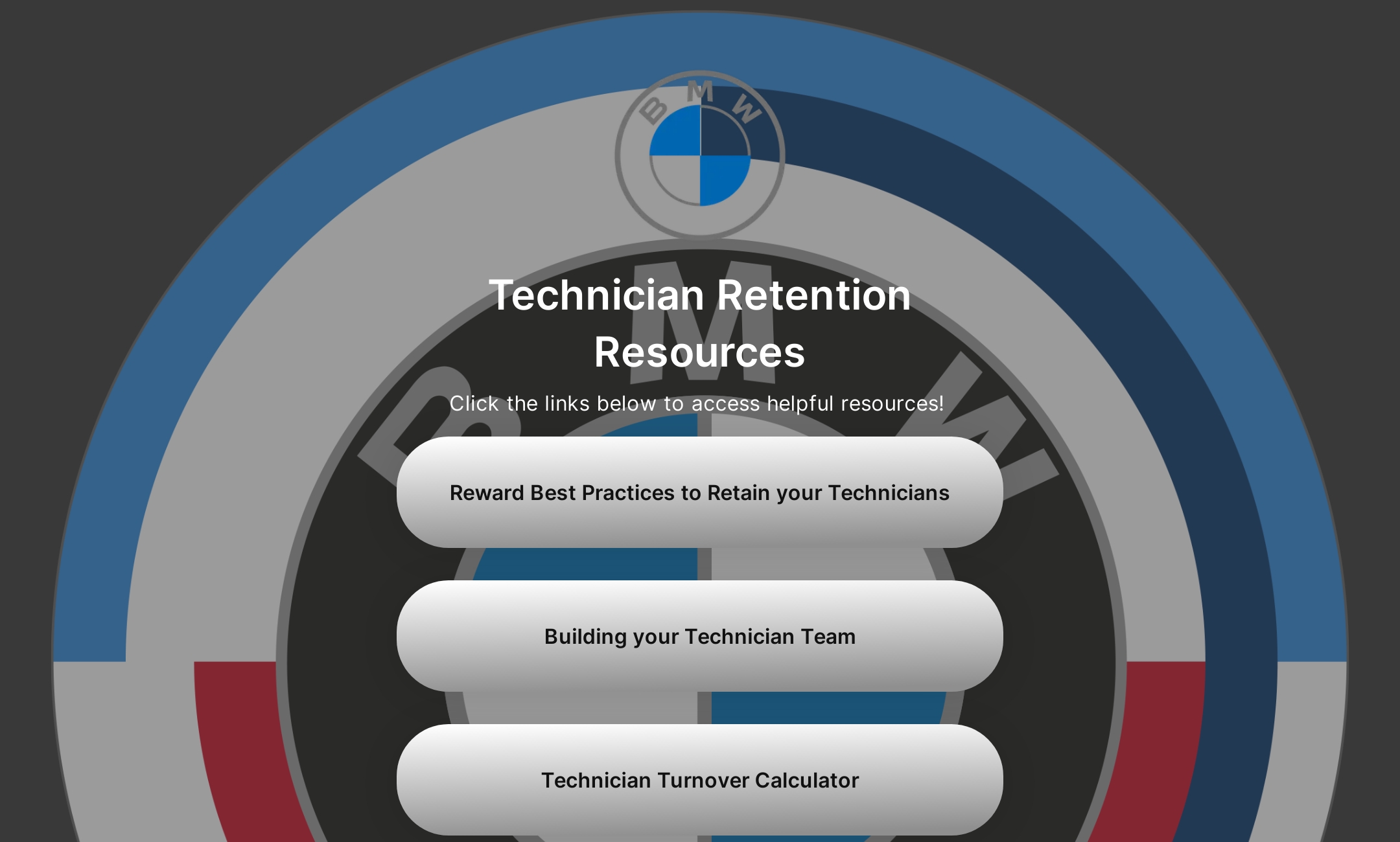 Technician Retention Resources' Flowpage
