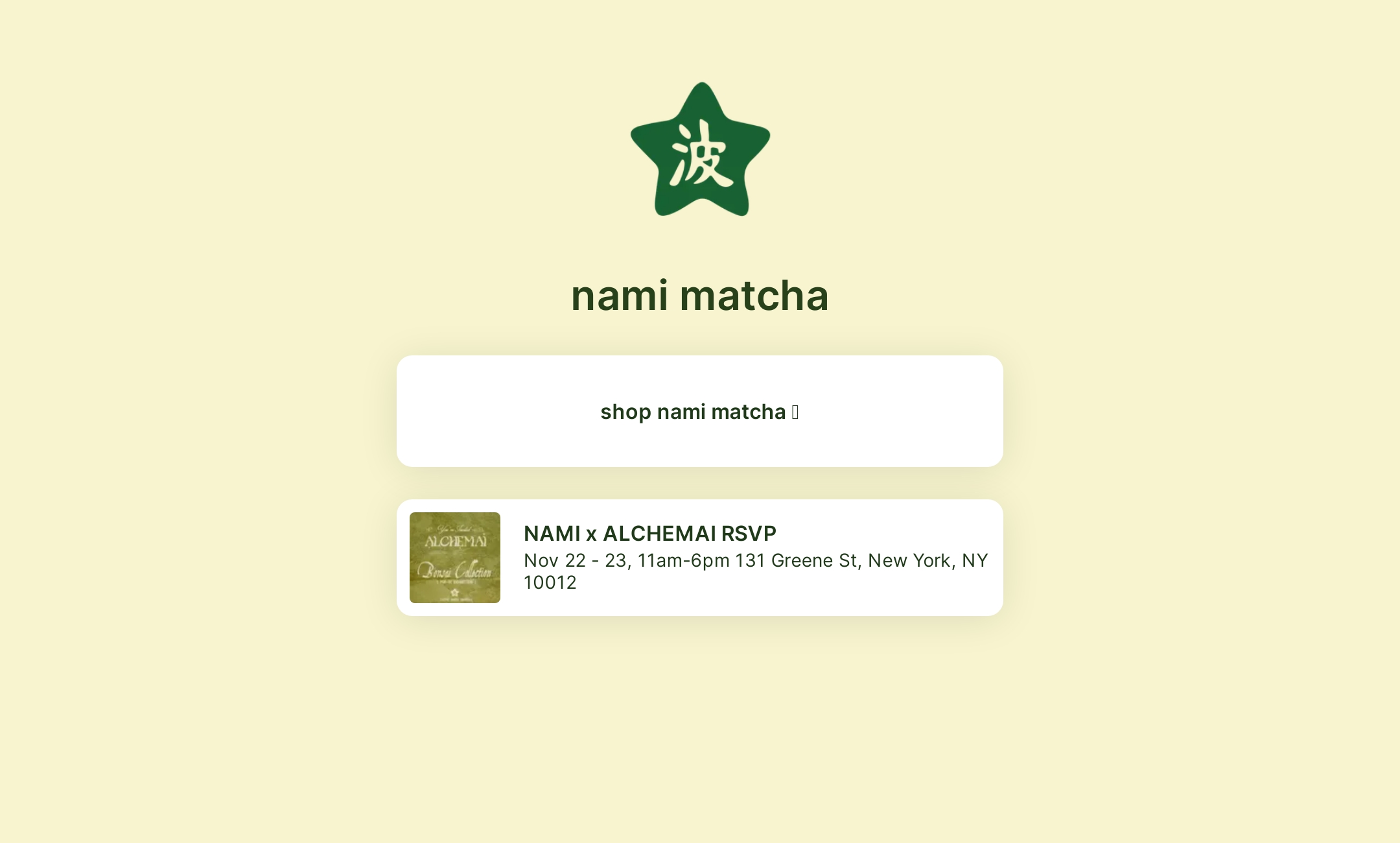 nami matcha's Flowpage
