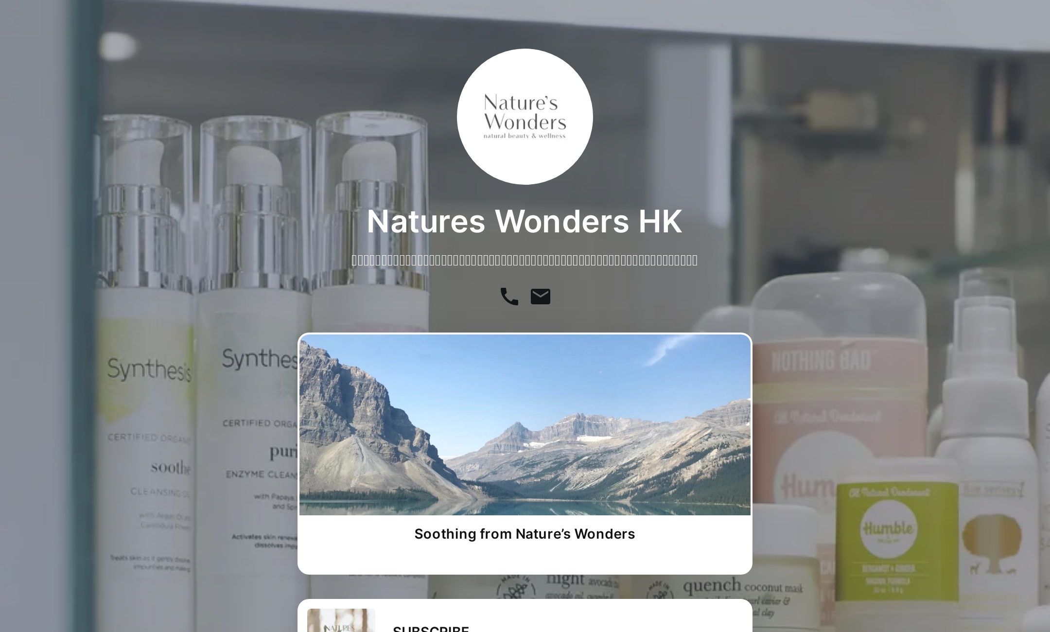Natures Wonders HK's Flowpage