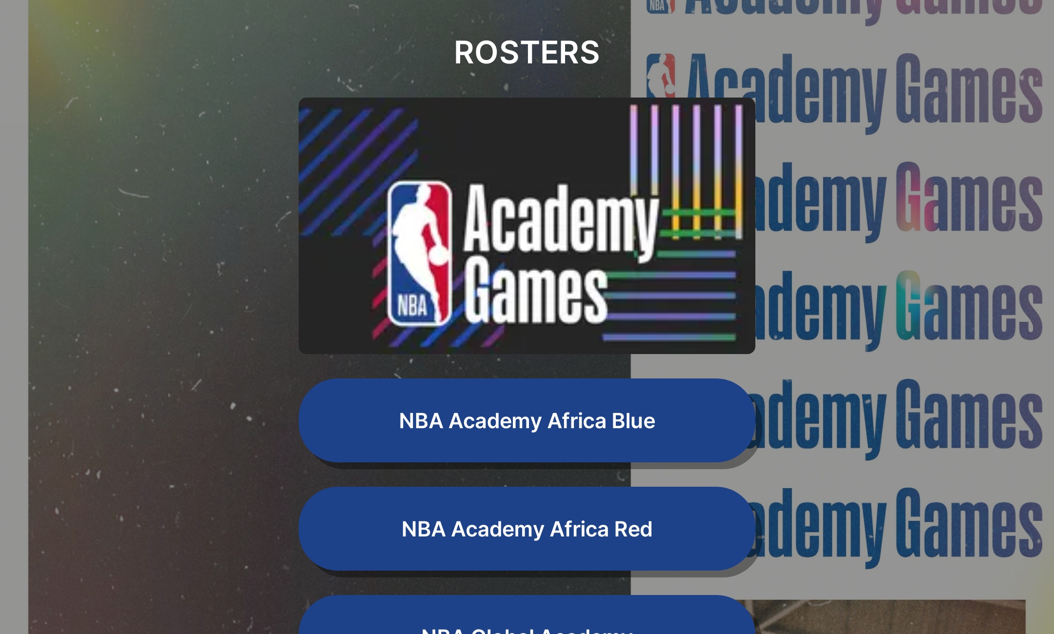 NBA Academy Games 2024