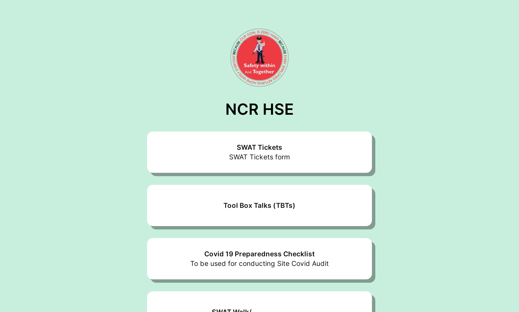 NCR HSE's Flowpage