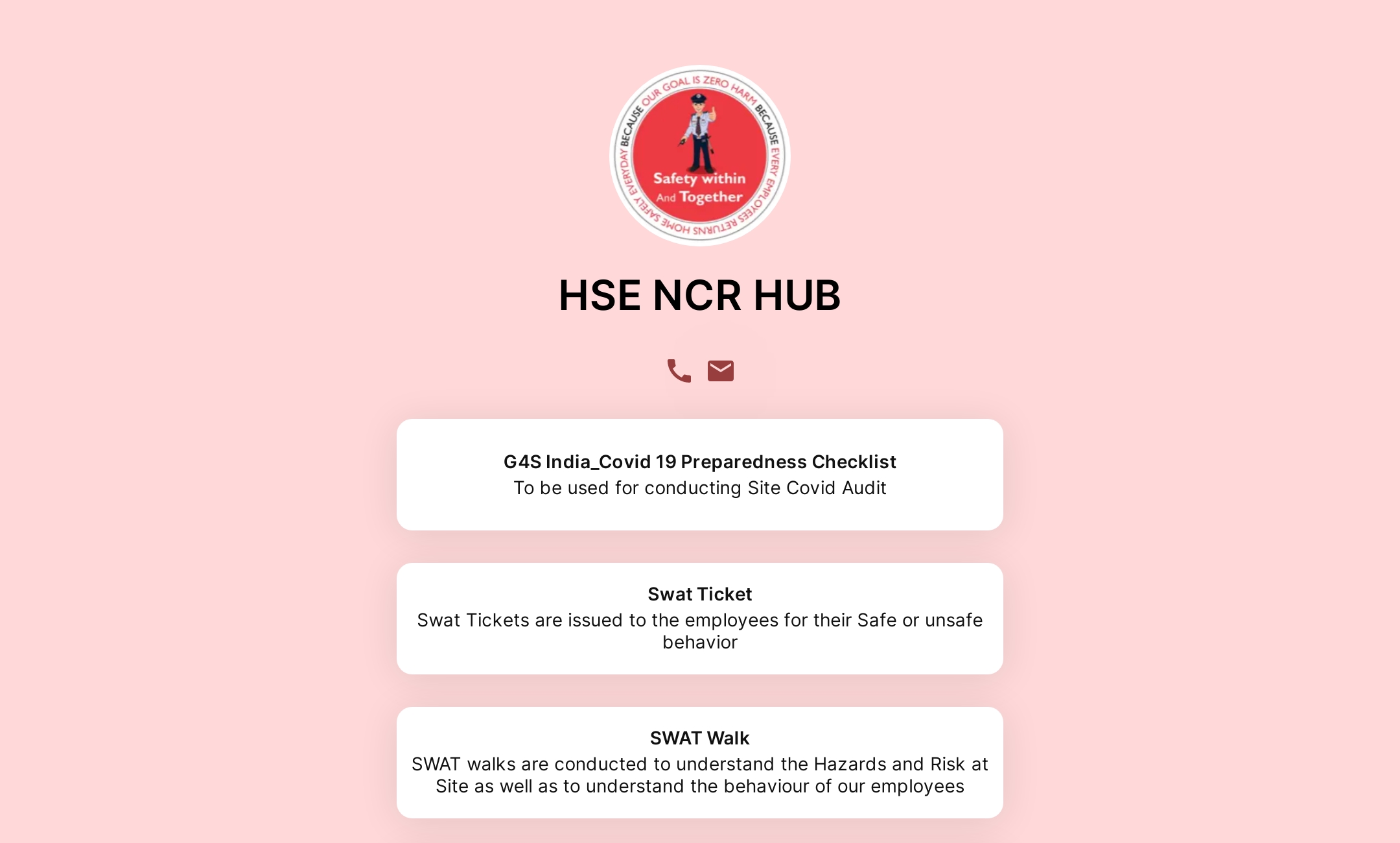 HSE NCR HUB's Flowpage
