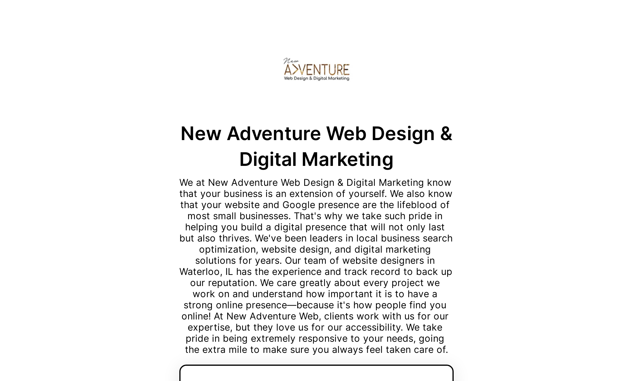 New Adventure Web Design & Digital Marketing's Flowpage