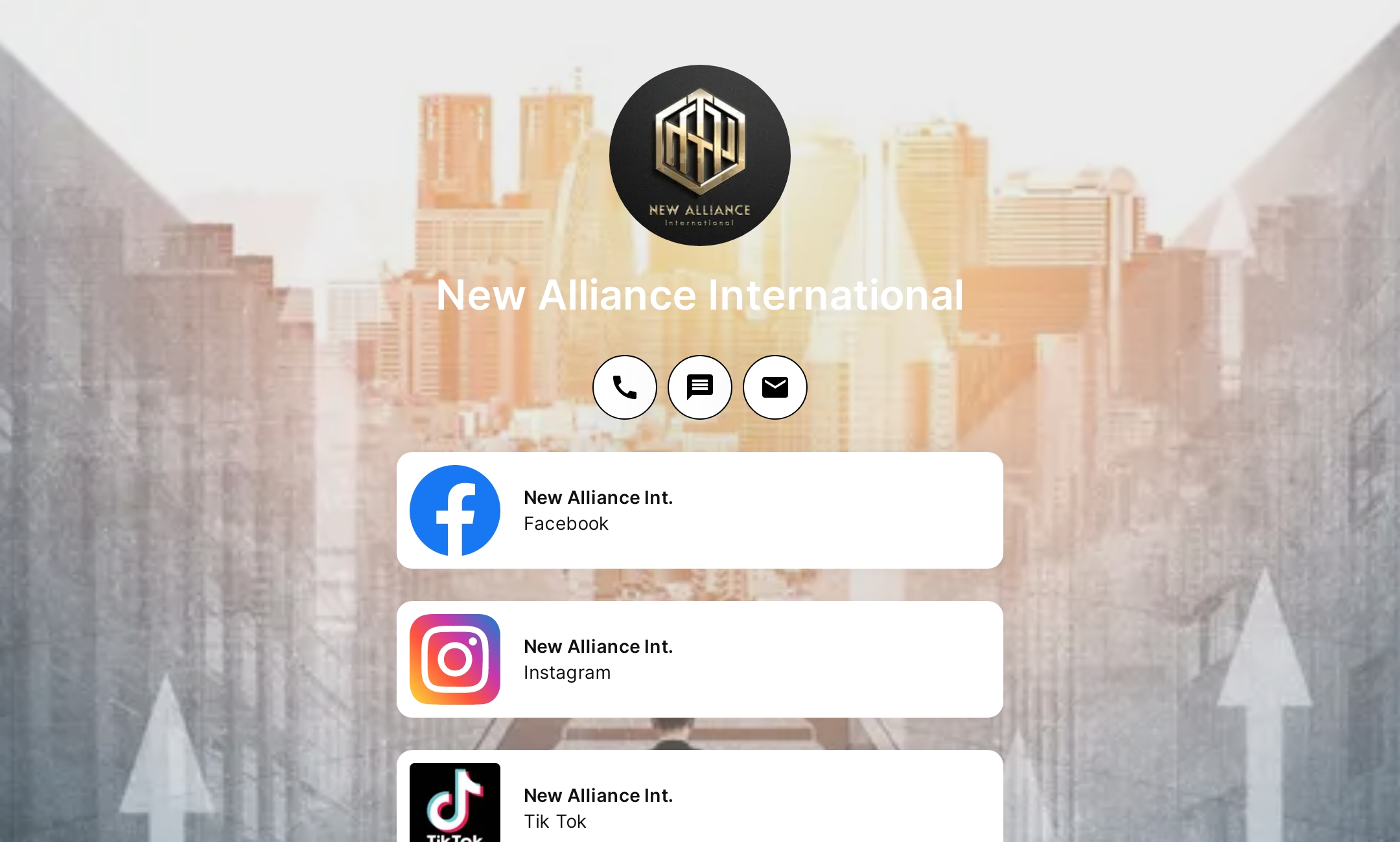 New Alliance International's Flowpage