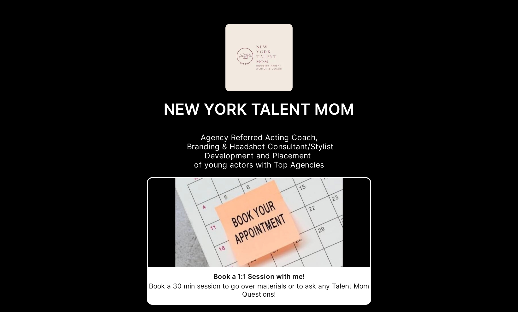 NEW YORK TALENT MOM's Flowpage