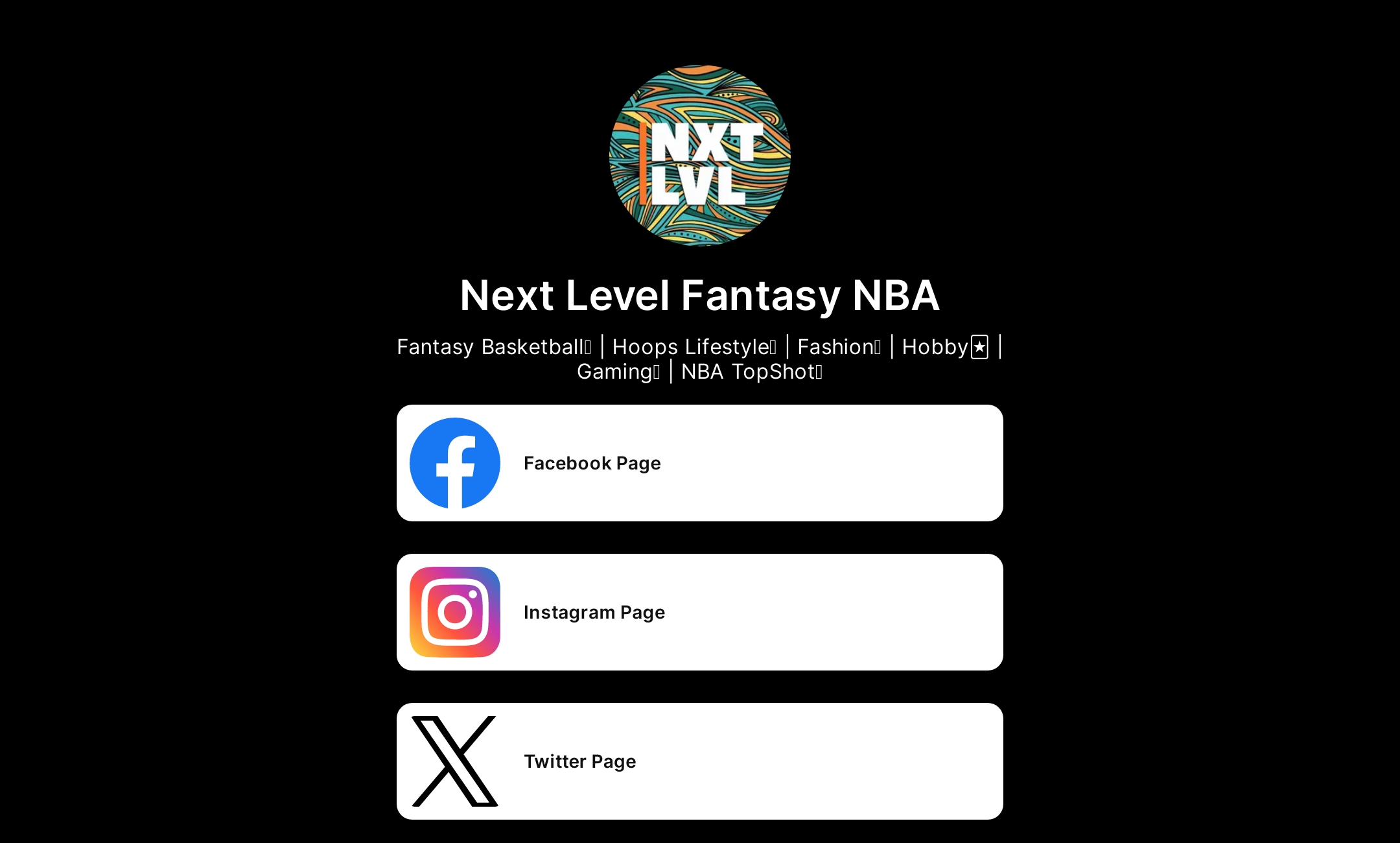 Next Level Fantasy NBA's Flowpage