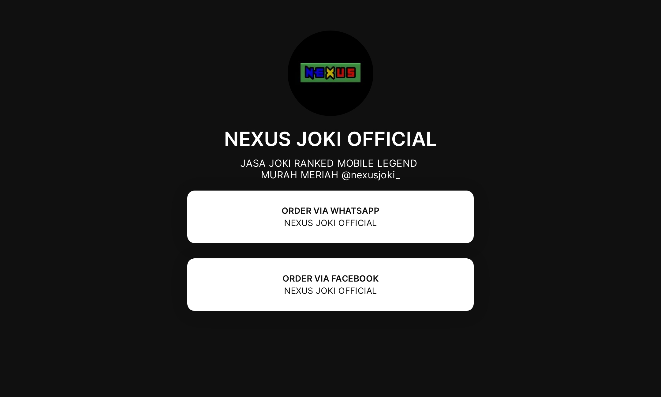 NEXUS JOKI OFFICIAL's Flowpage