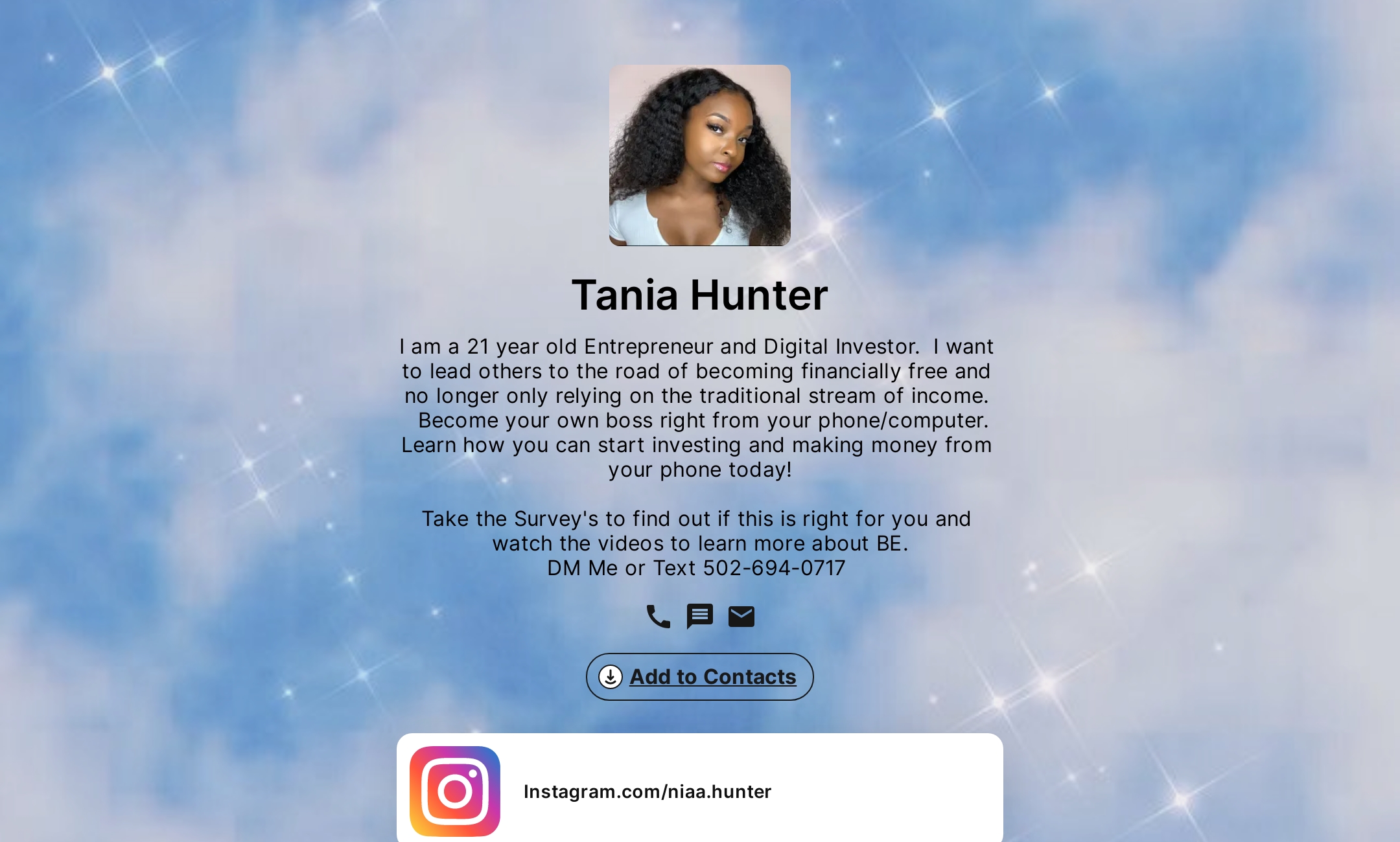 Tania Hunter's Flowpage