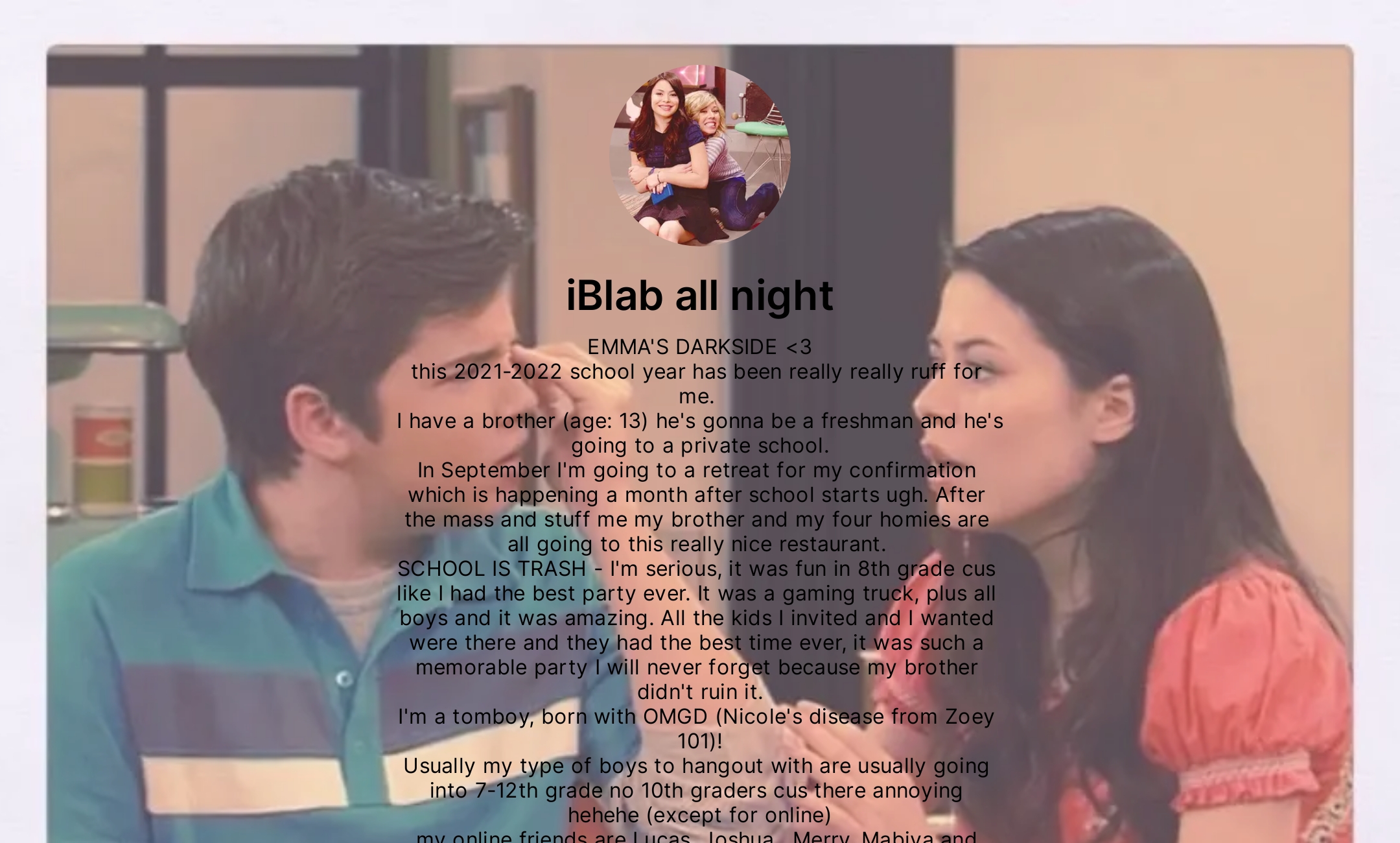 iBlab all night's Flowpage