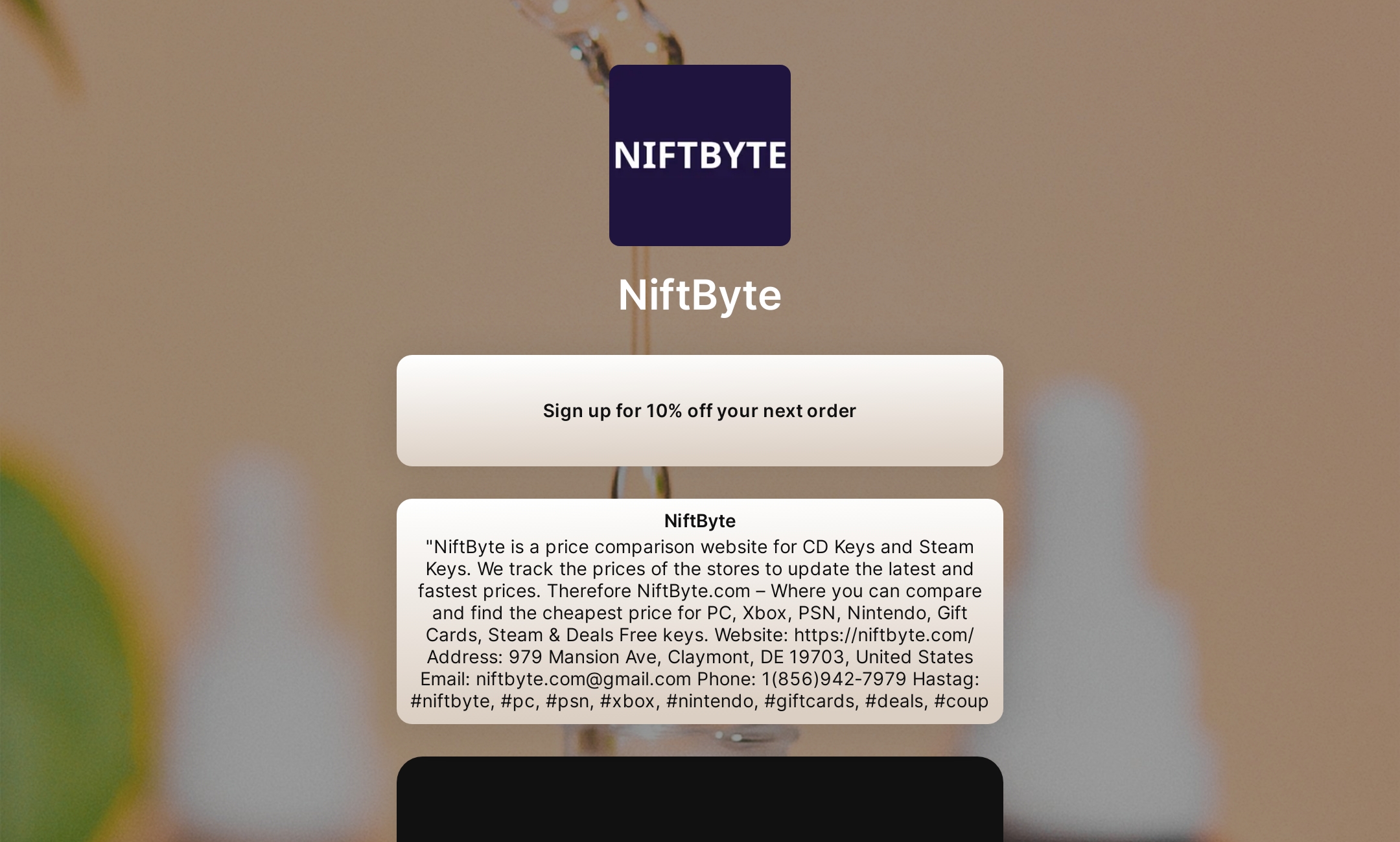 NiftByte's Flowpage
