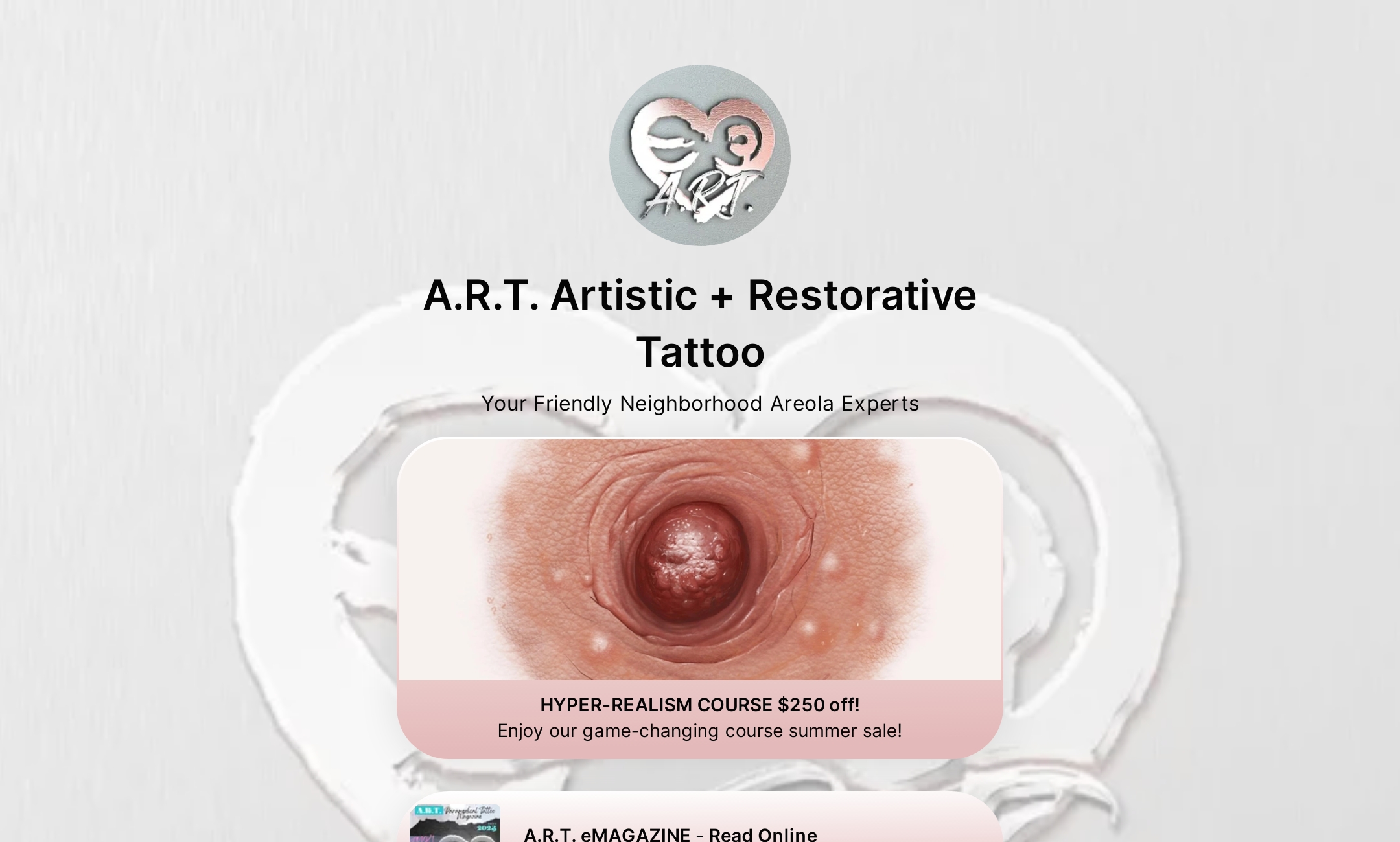 A.R.T. Artistic + Restorative Tattoo's Flowpage