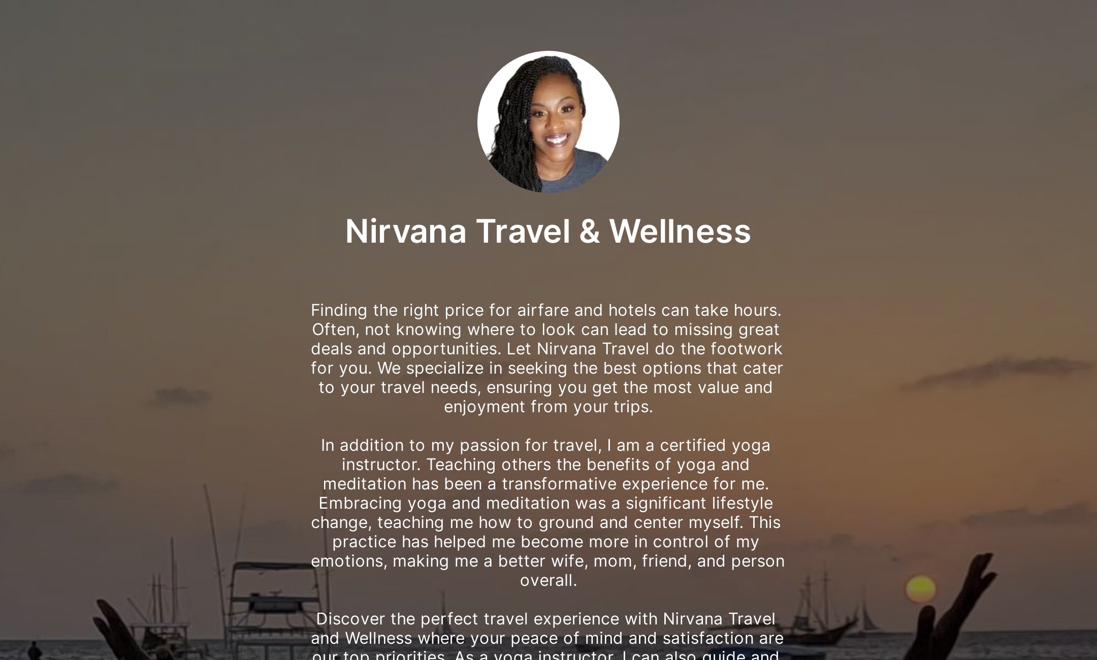 Nirvana Travel & Wellness' Flowpage