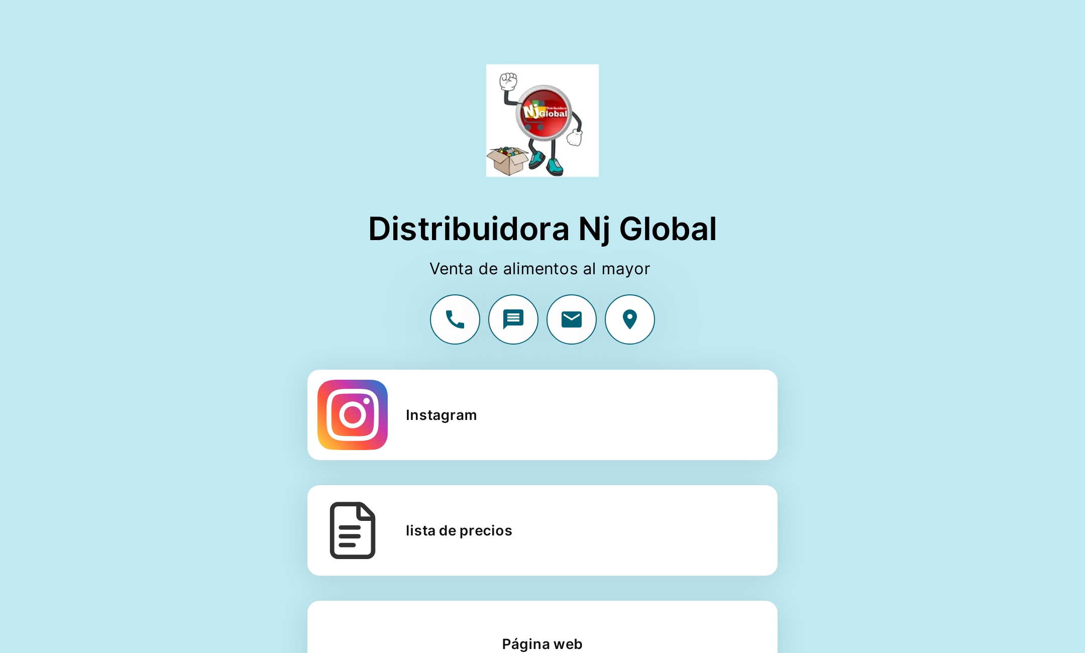 Distribuidora Nj Global 's Flowpage