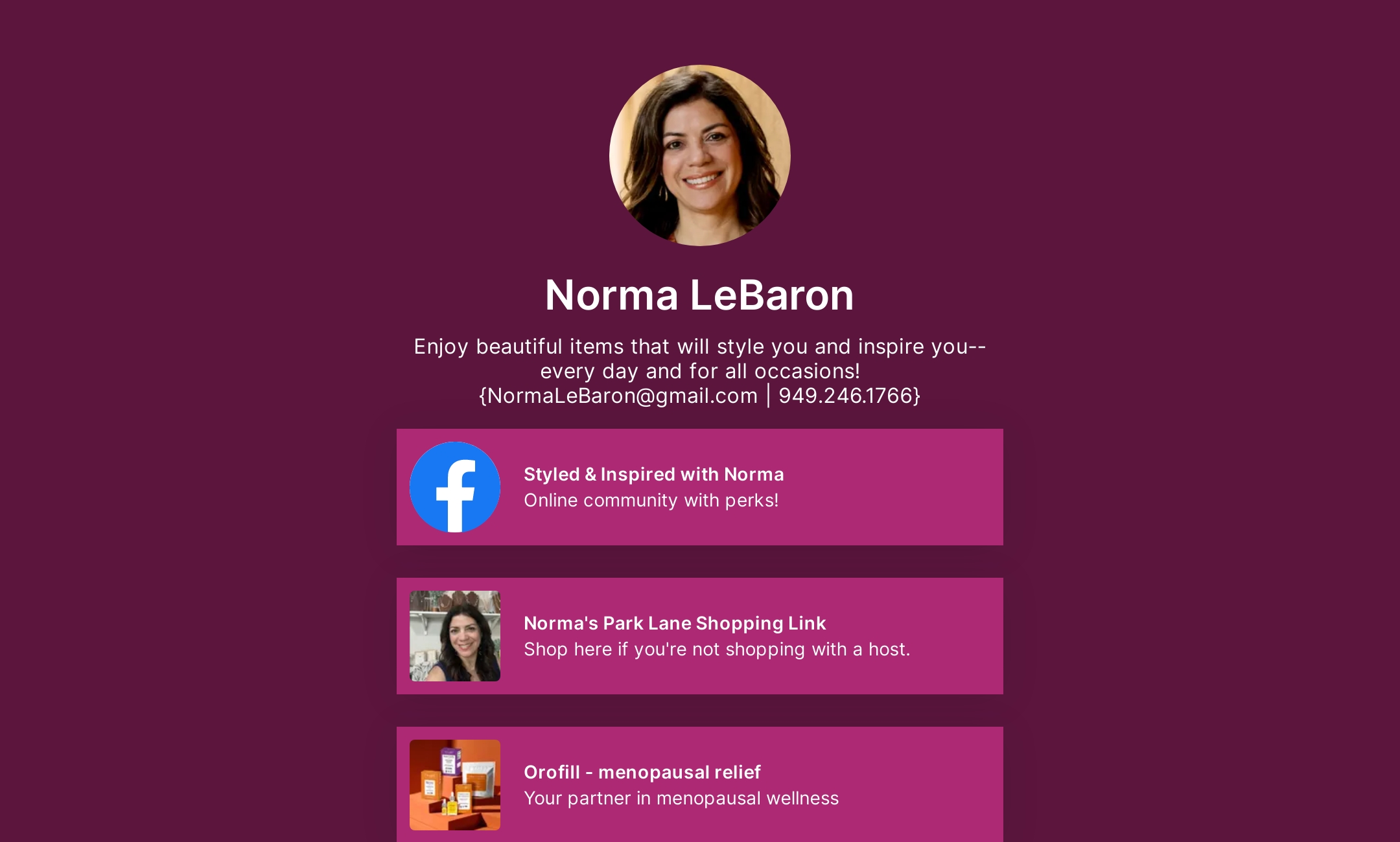 Norma LeBaron's Flowpage