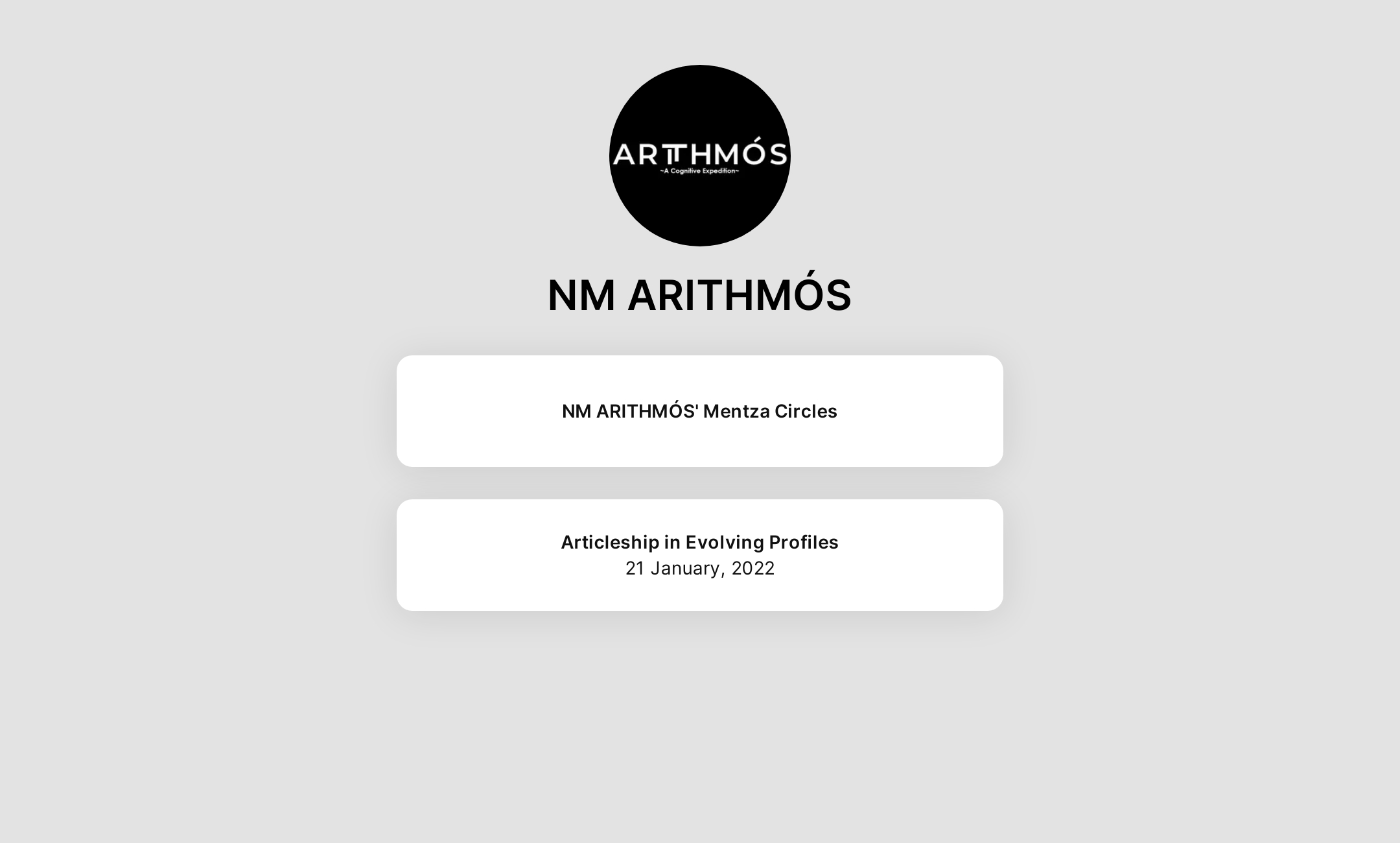 NM ARITHMÓS's Flowpage