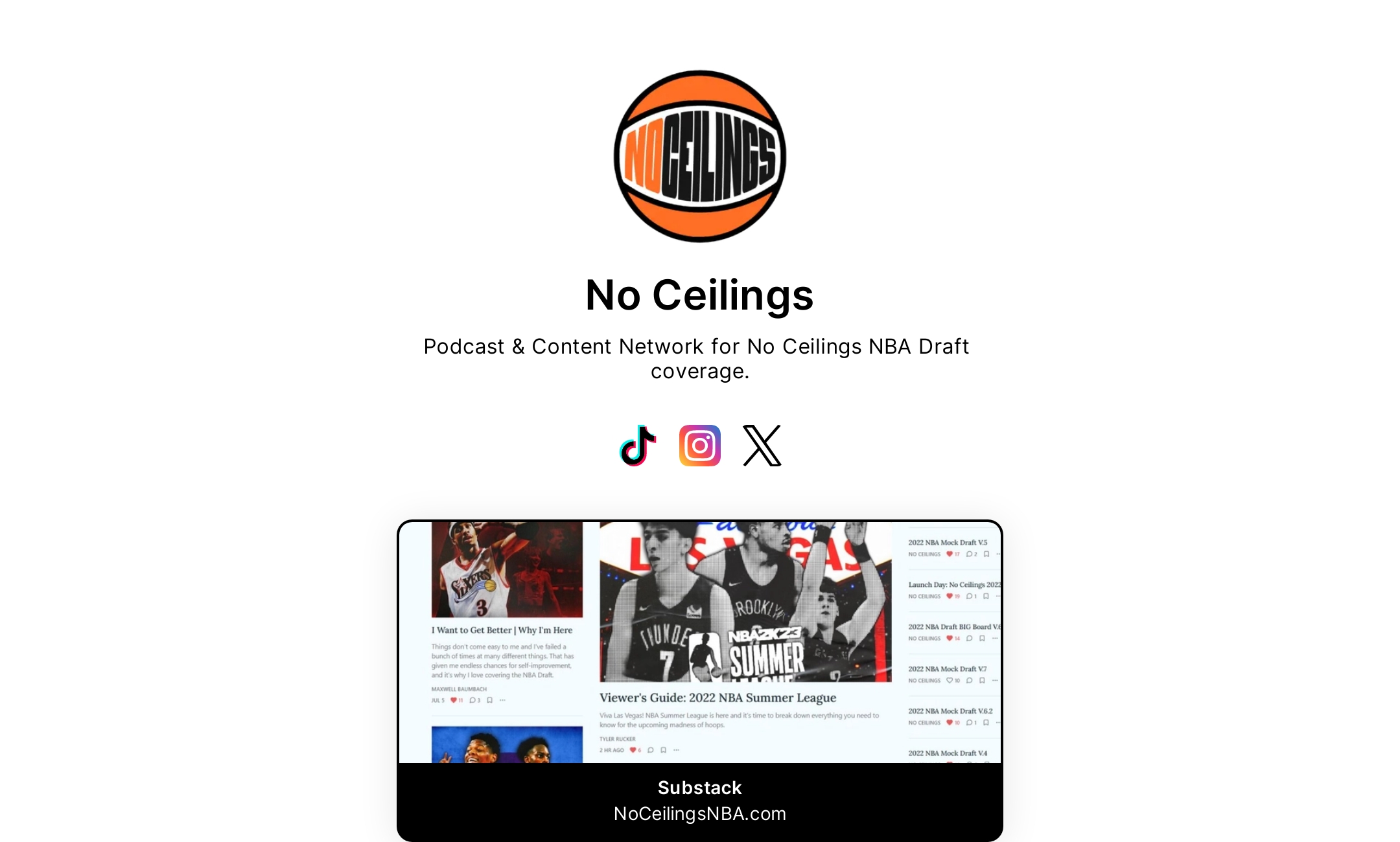 No Ceilings' Flowpage