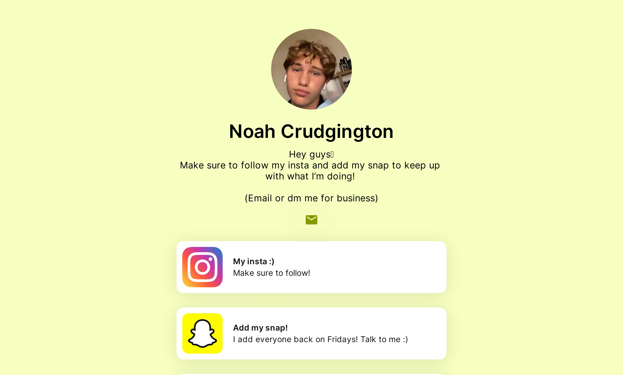 Noah Crudgington 's Flowpage