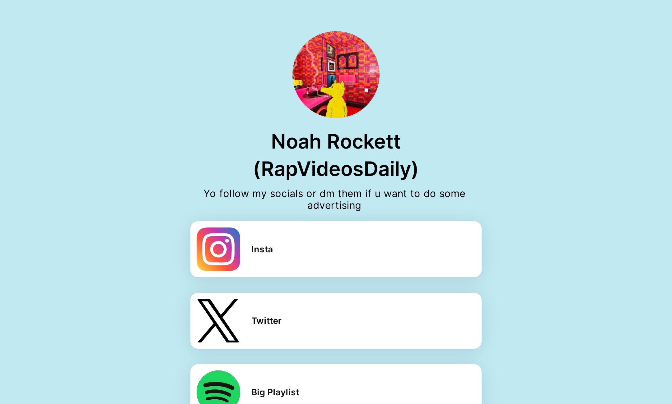 Noah Rockett (RapVideosDaily)'s Flowpage