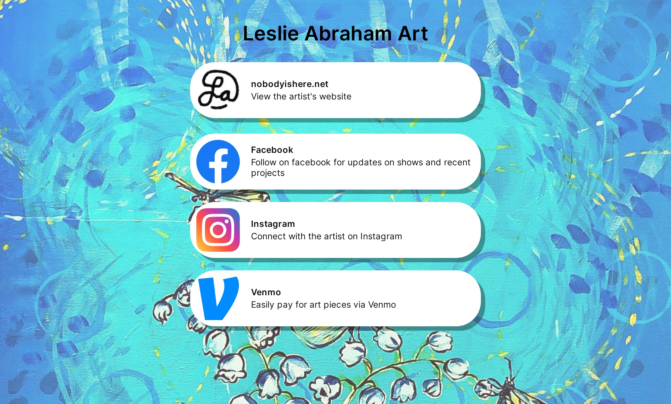 Leslie Abraham Art's Flowpage