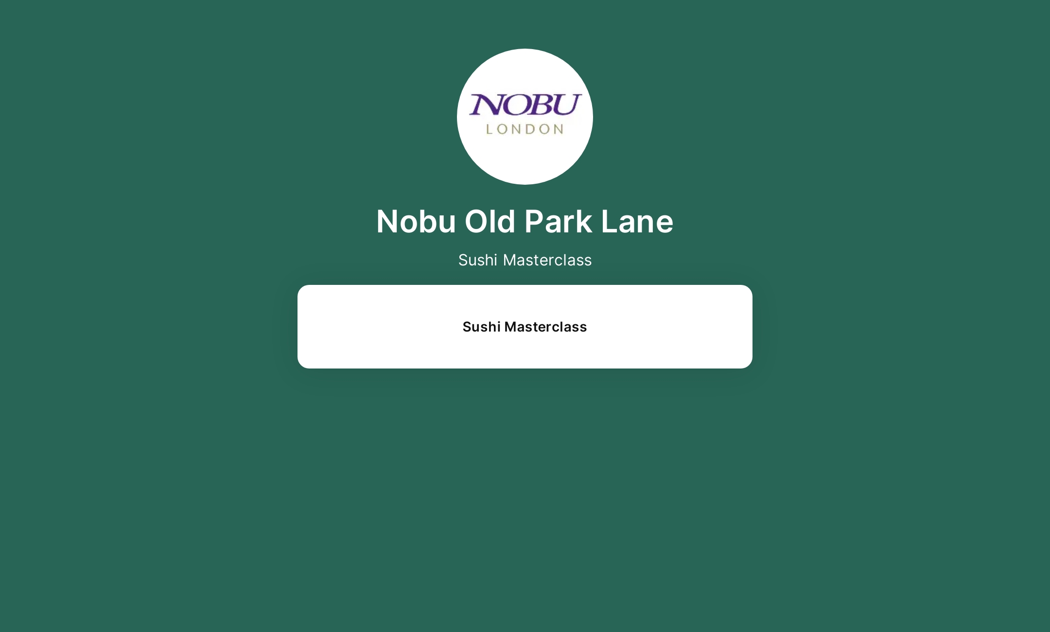 Nobu Old Park Lane's Flowpage