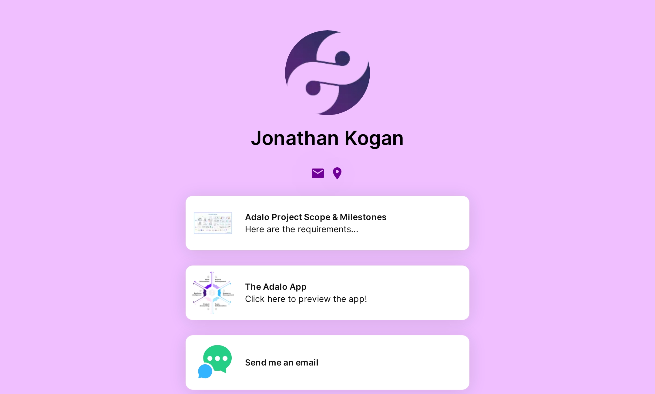 Jonathan Kogan's Flowpage