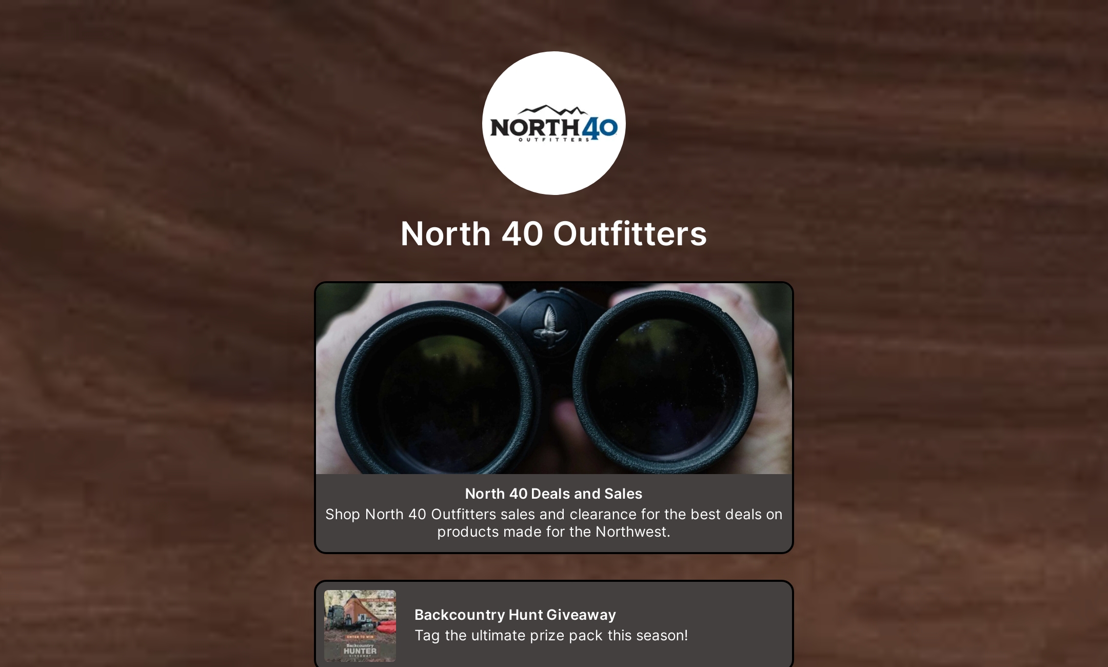 North 40 Outfitters 's Flowpage