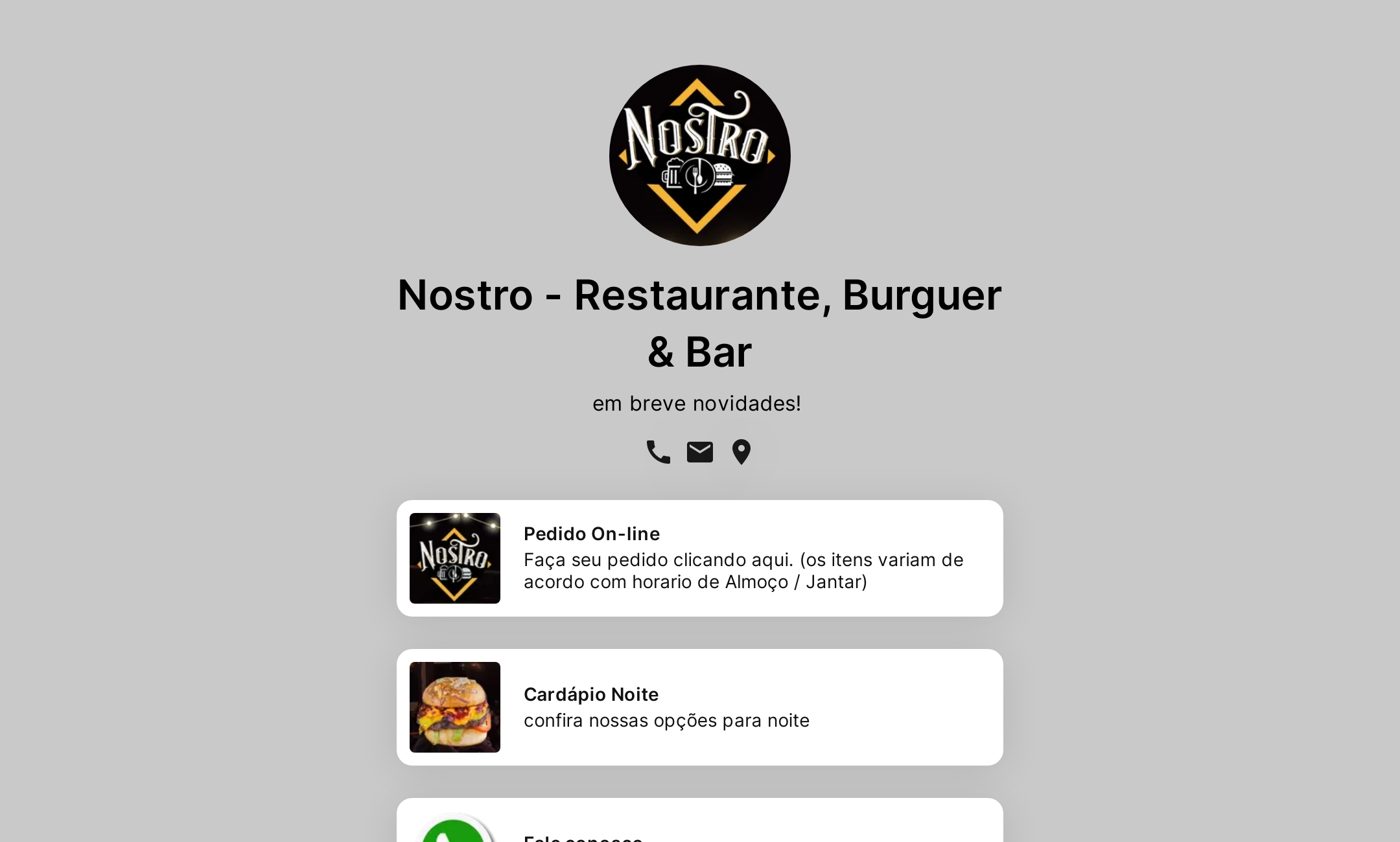 Nostro - Restaurante, Burguer & Bar's Flowpage