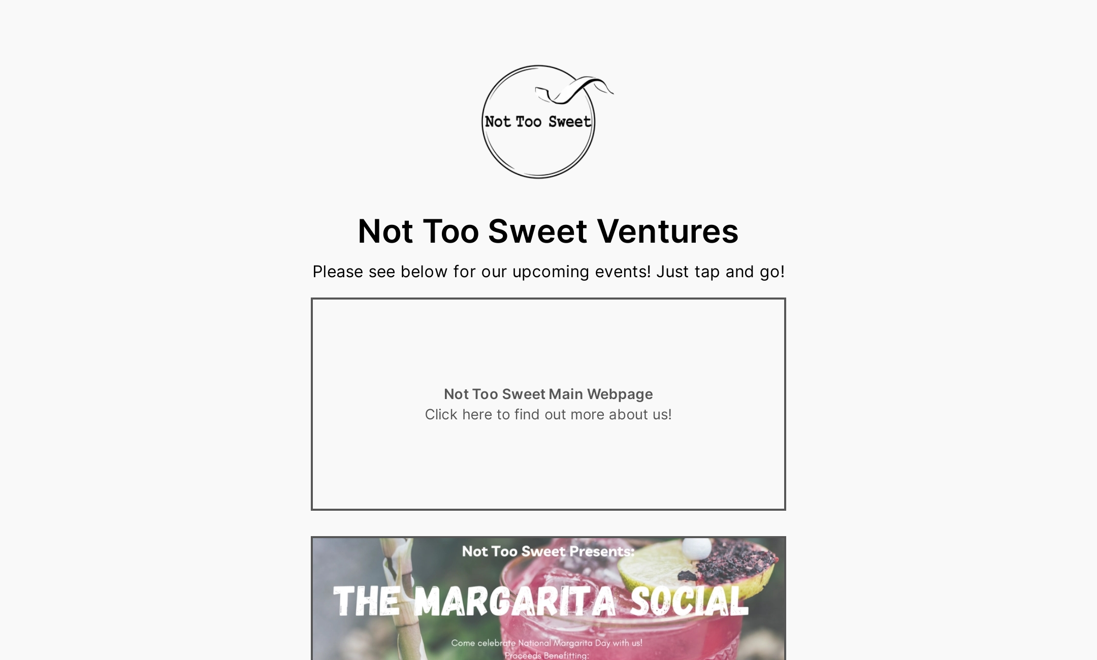Not Too Sweet Ventures 's Flowpage