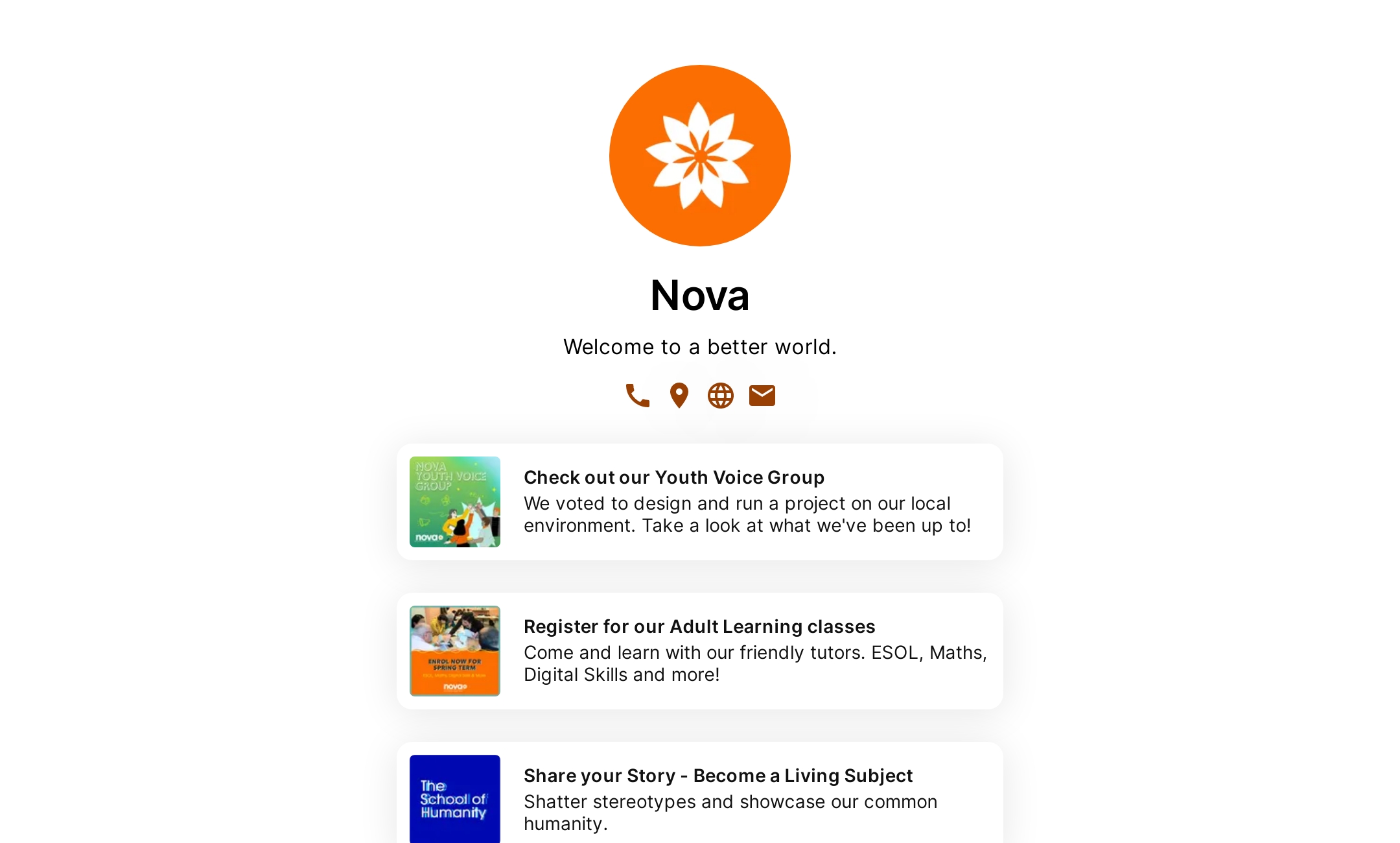 Nova's Flowpage