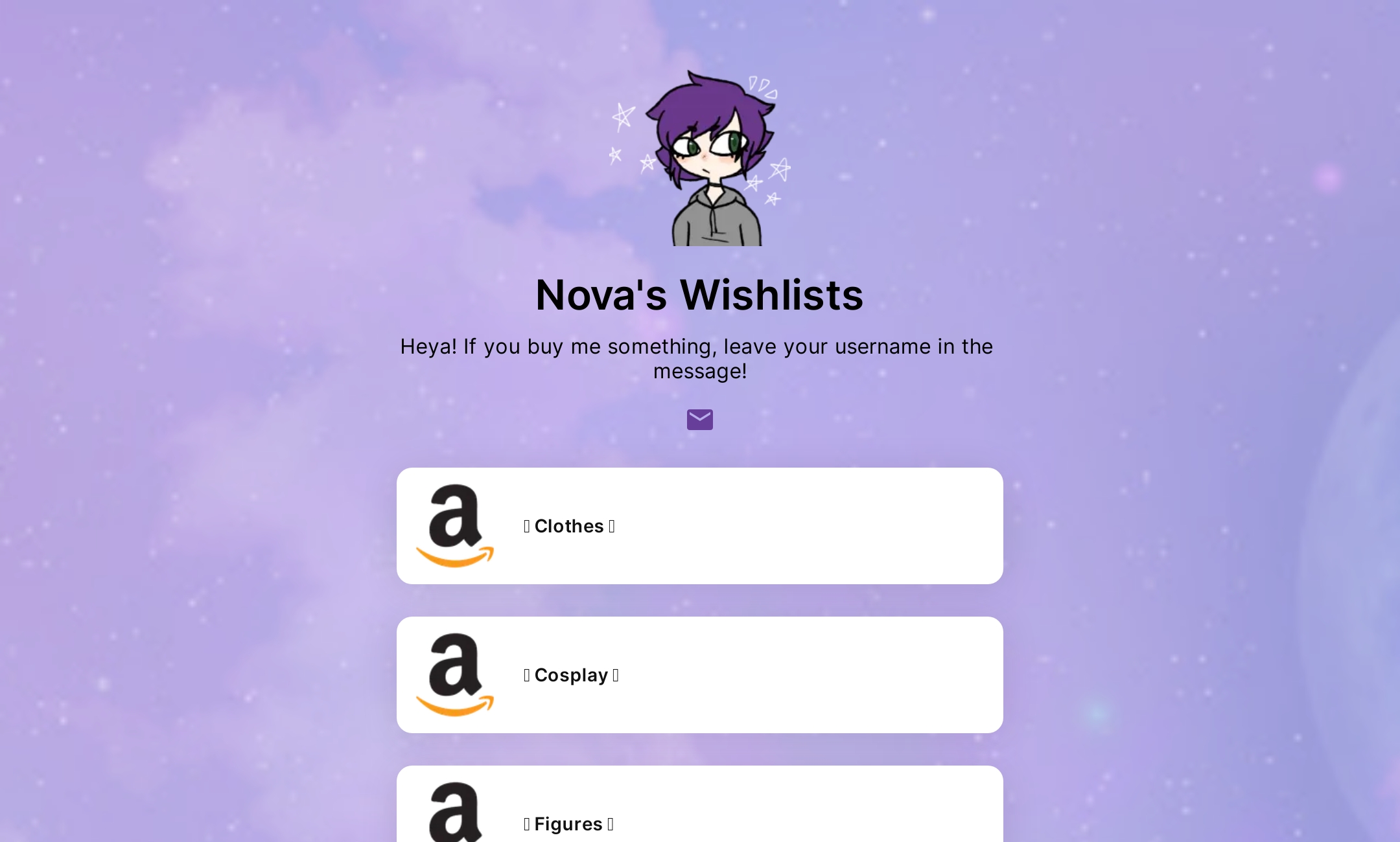 Nova's Wishlists' Flowpage