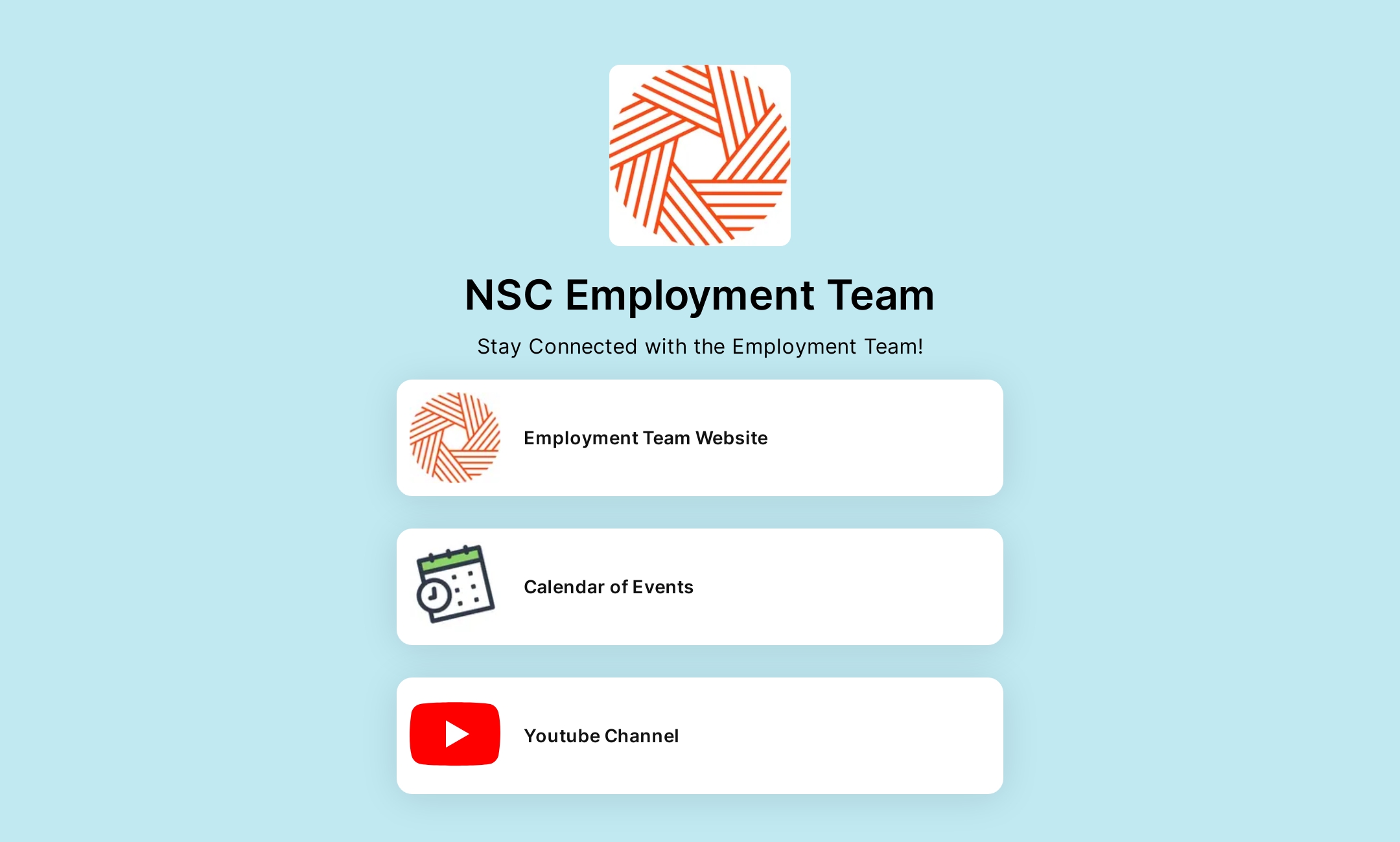 NSC Employment Team's Flowpage
