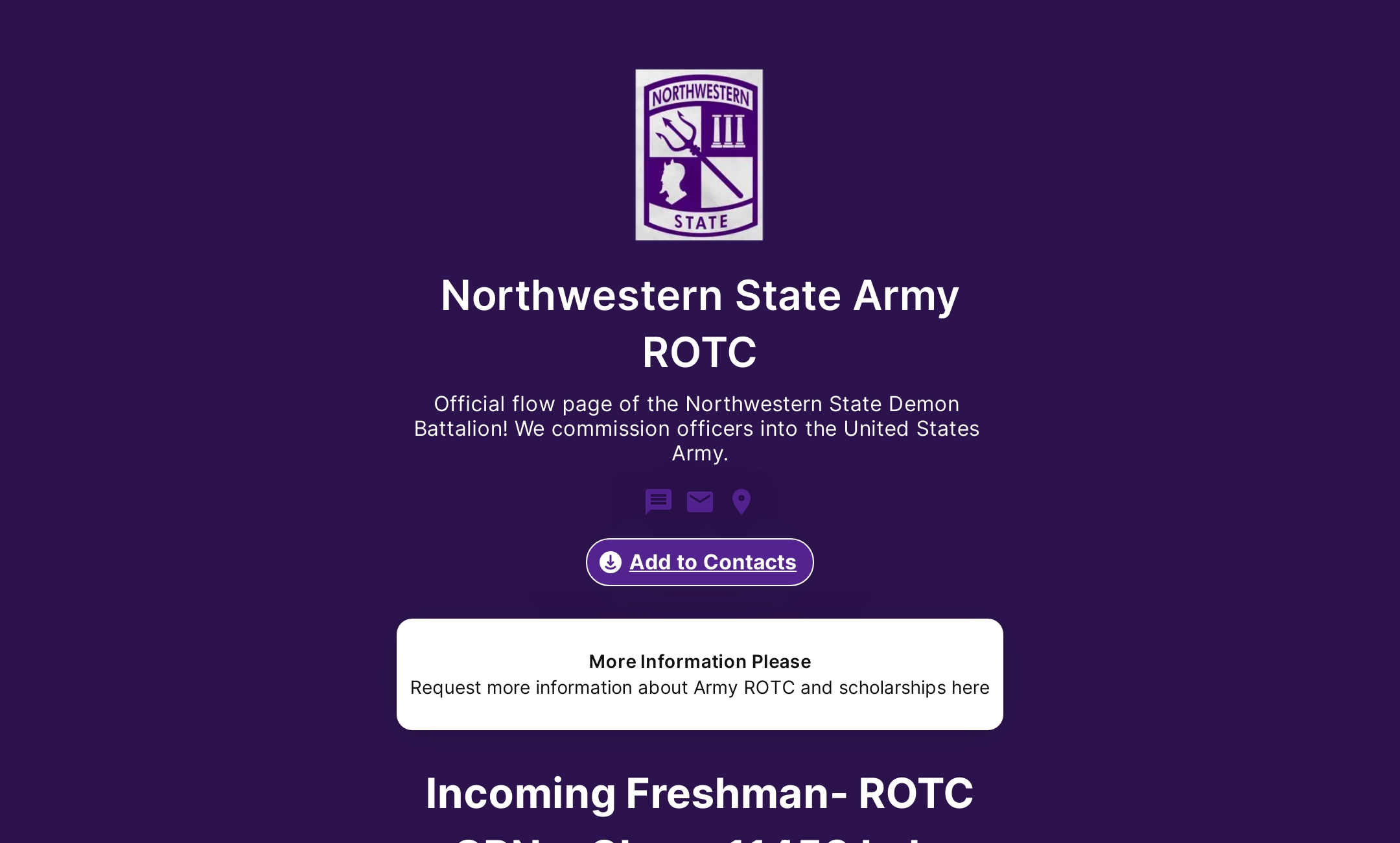 Northwestern State Army ROTC's Flowpage