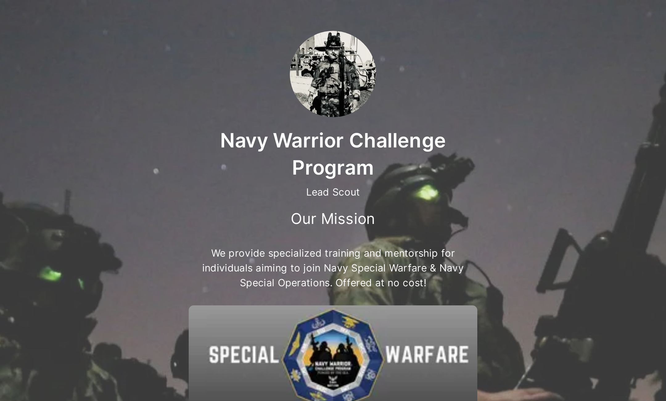 Navy Warrior Challenge Program's Flowpage
