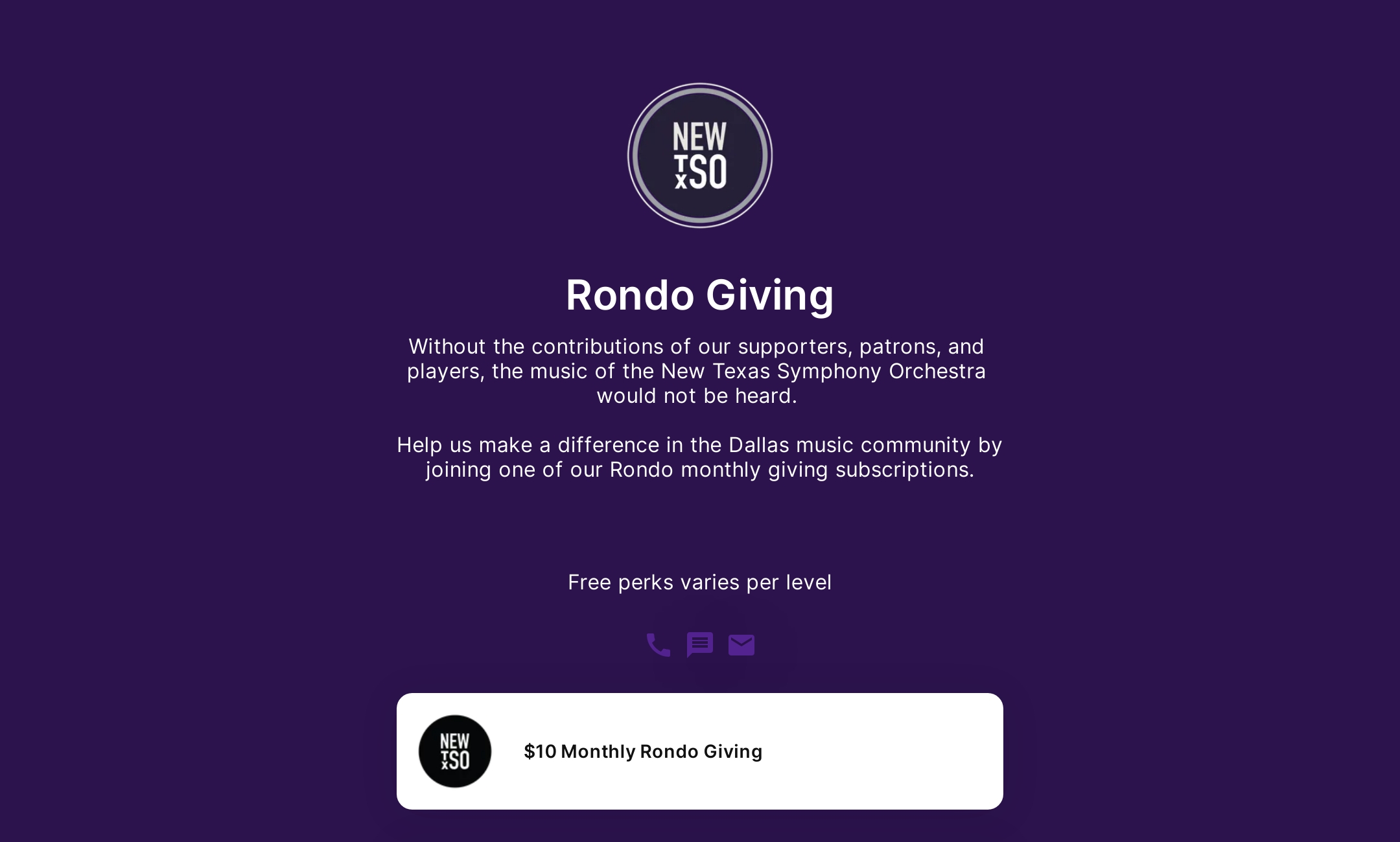 Rondo Giving's Flowpage