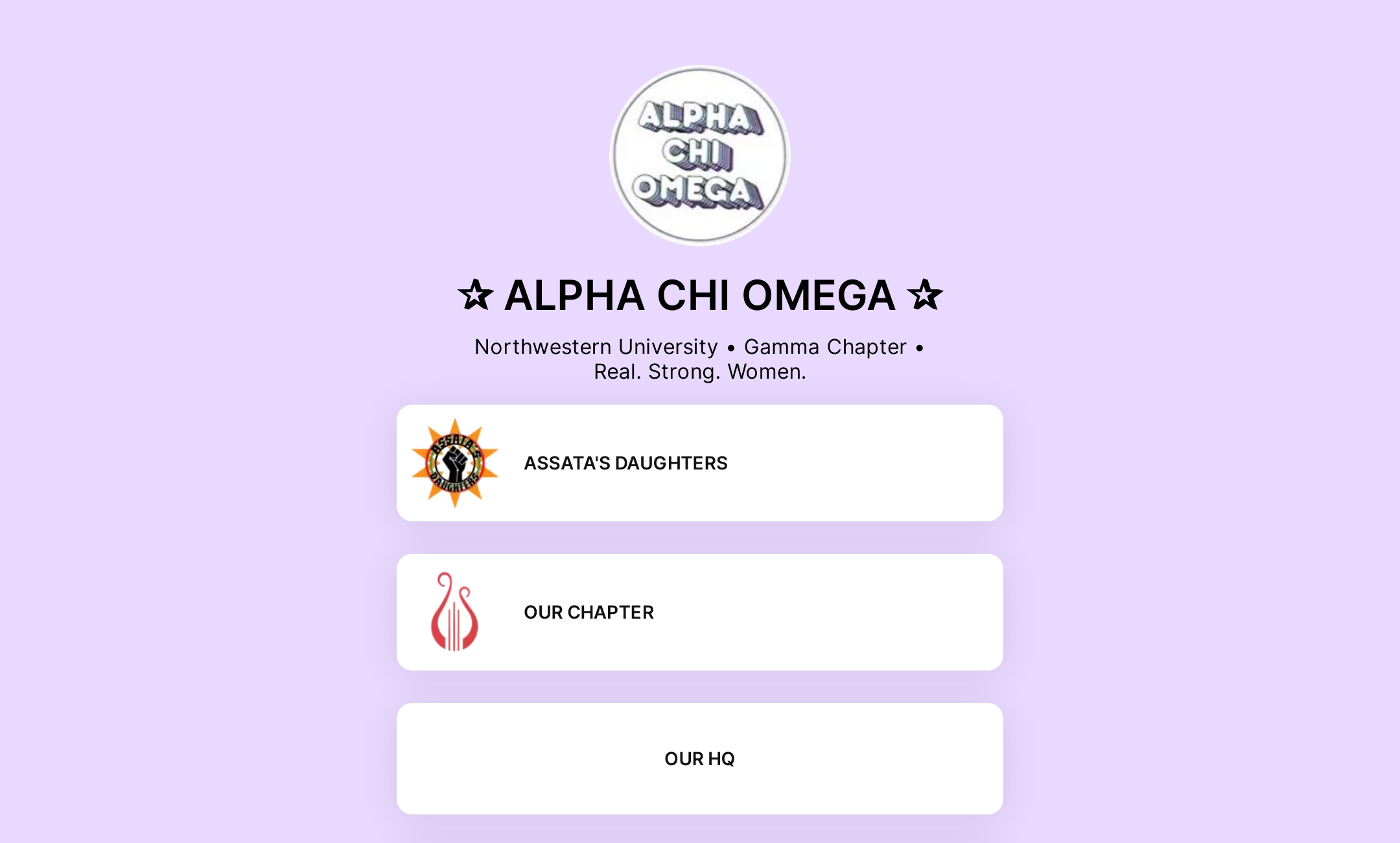 ALPHA CHI OMEGA 's Flowpage