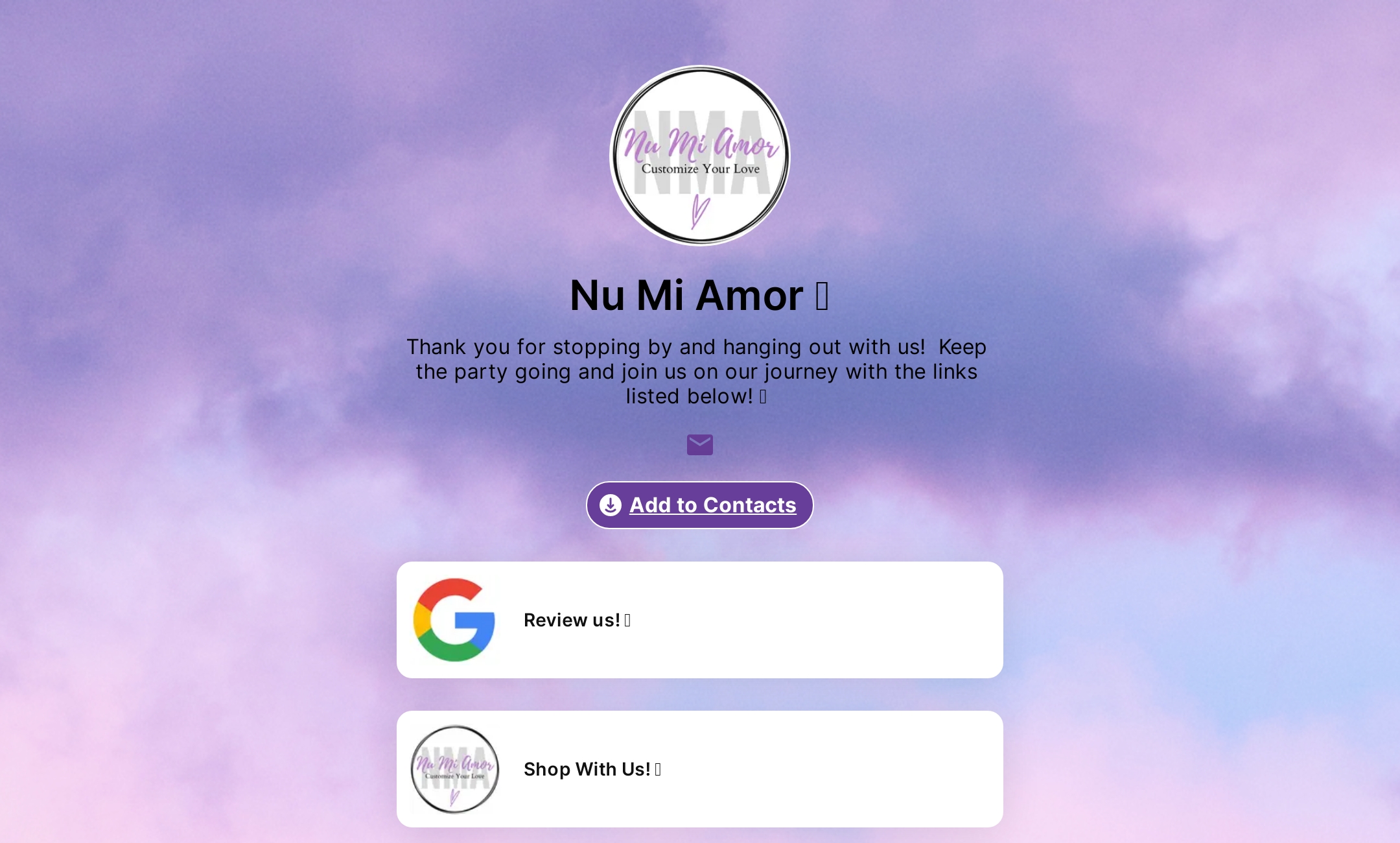 Nu Mi Amor 💜's Flowpage