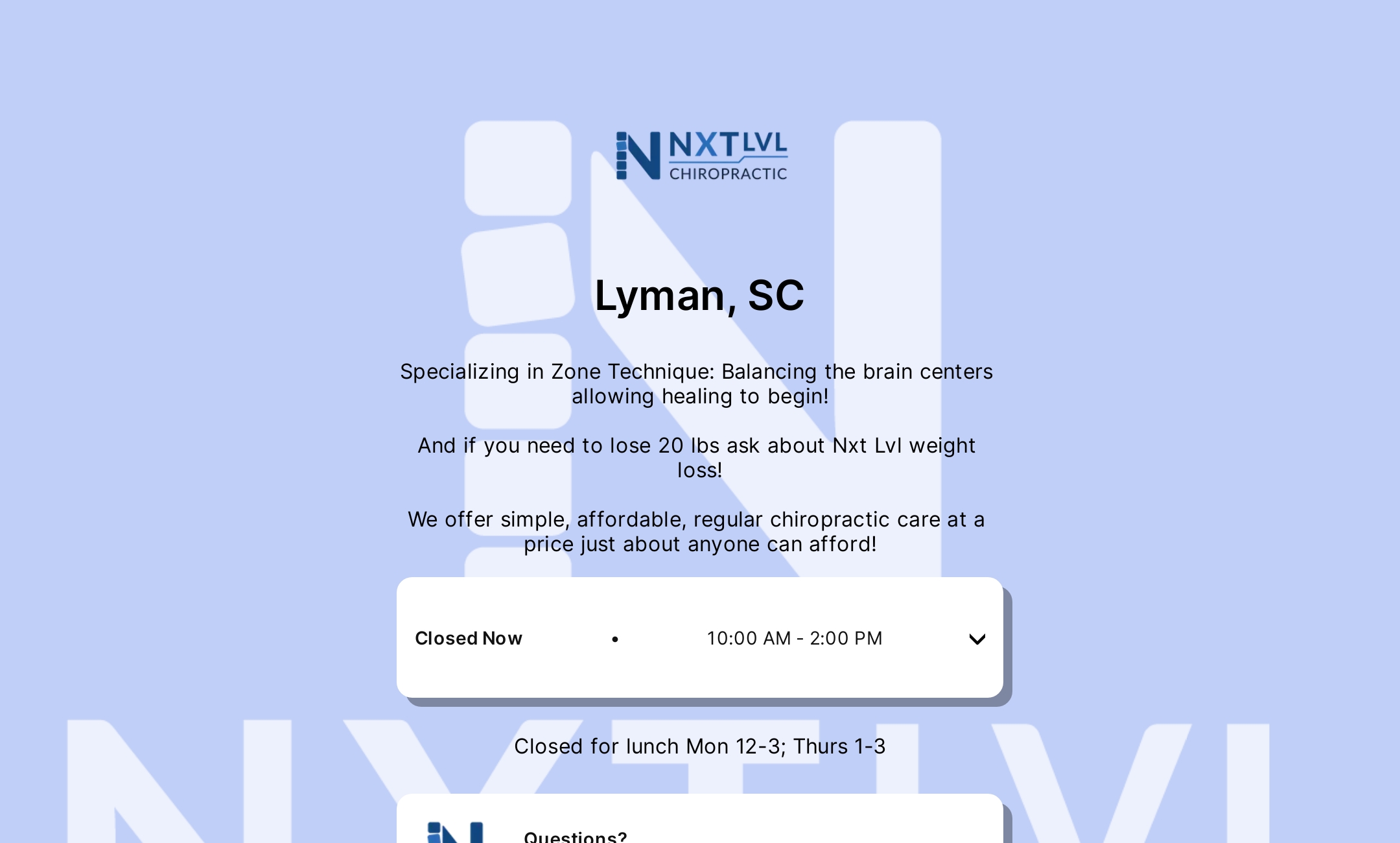 Duncan, SC's Flowpage