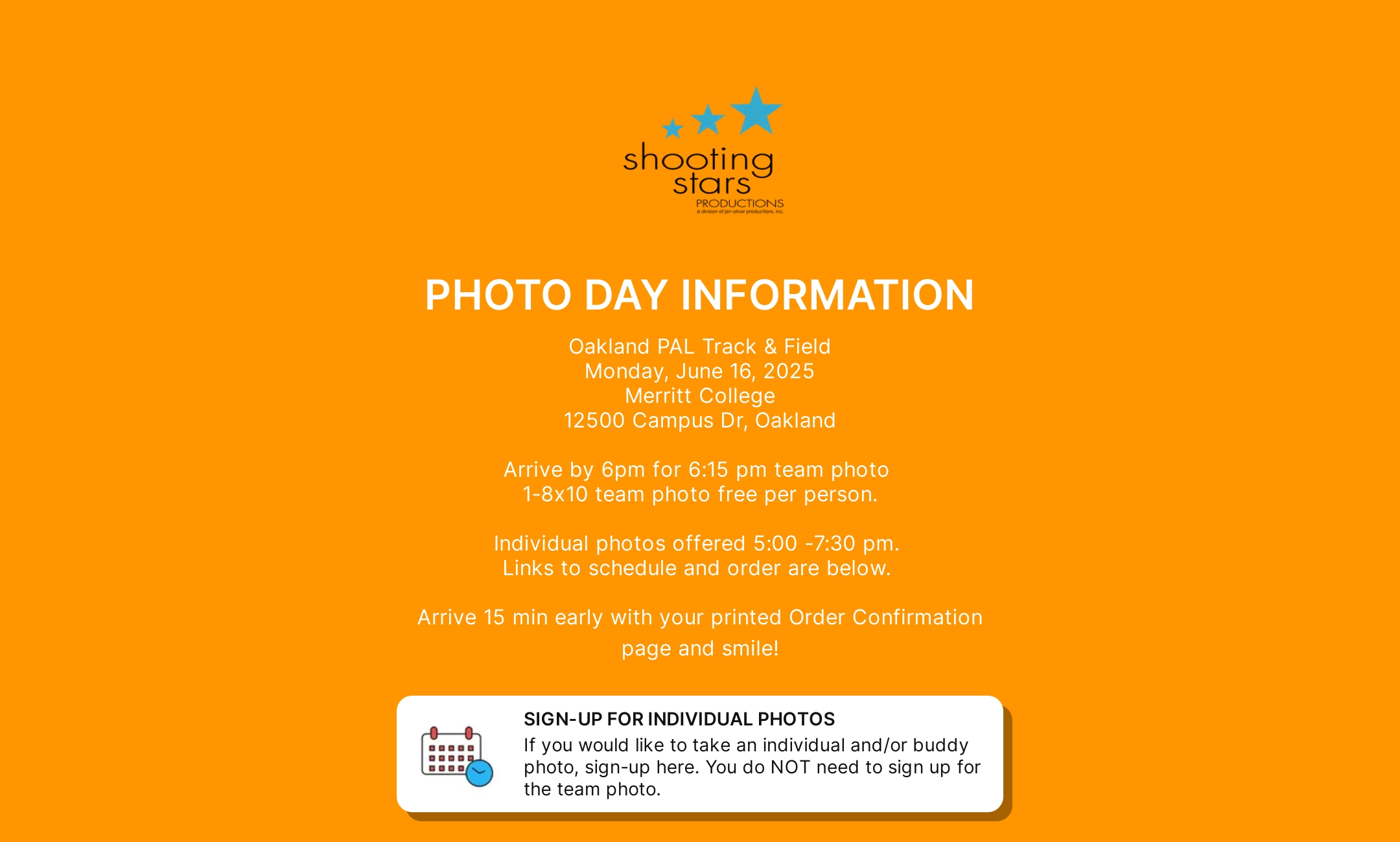 PHOTO DAY INFORMATION's Flowpage