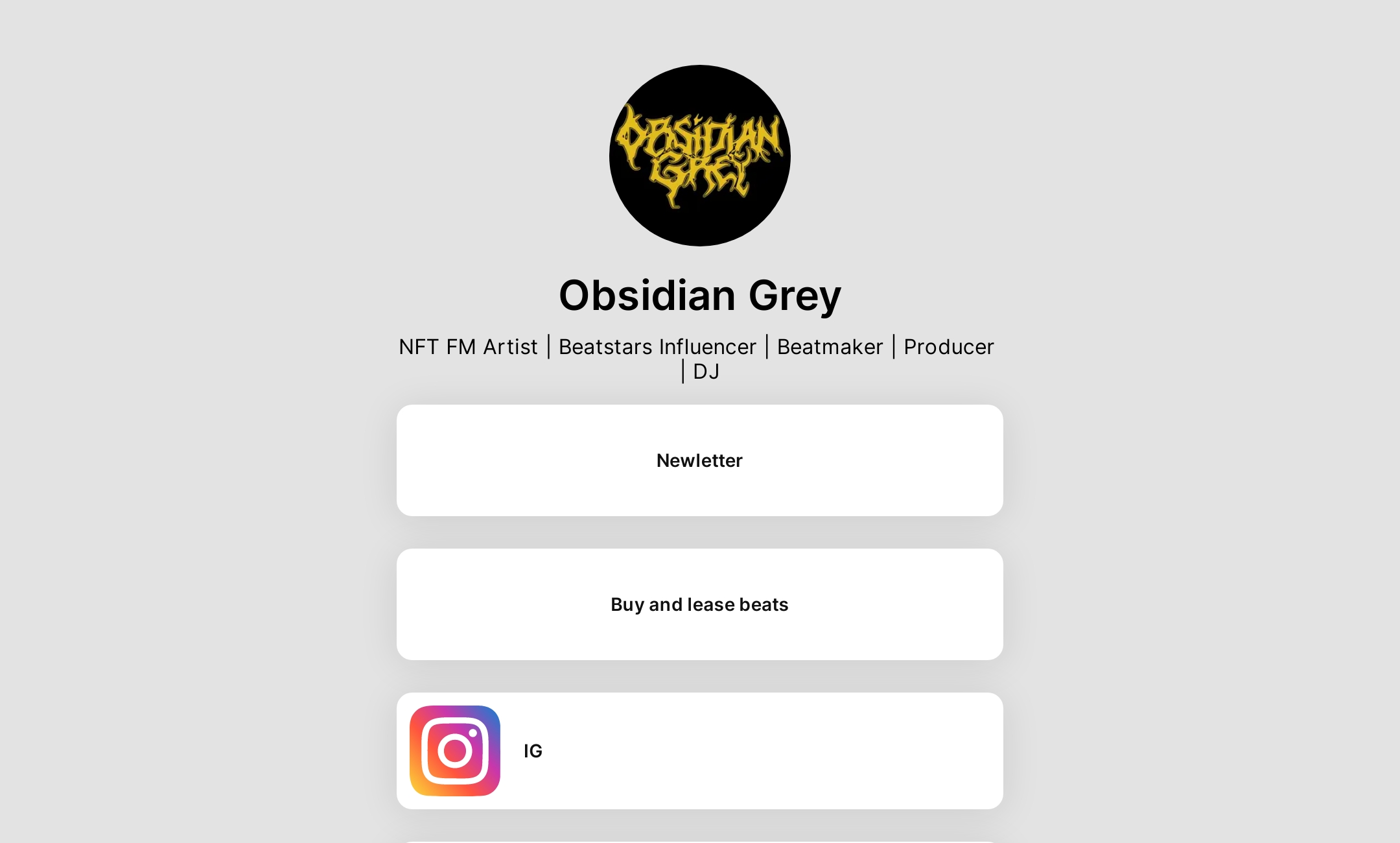 Obsidian Grey's Flowpage