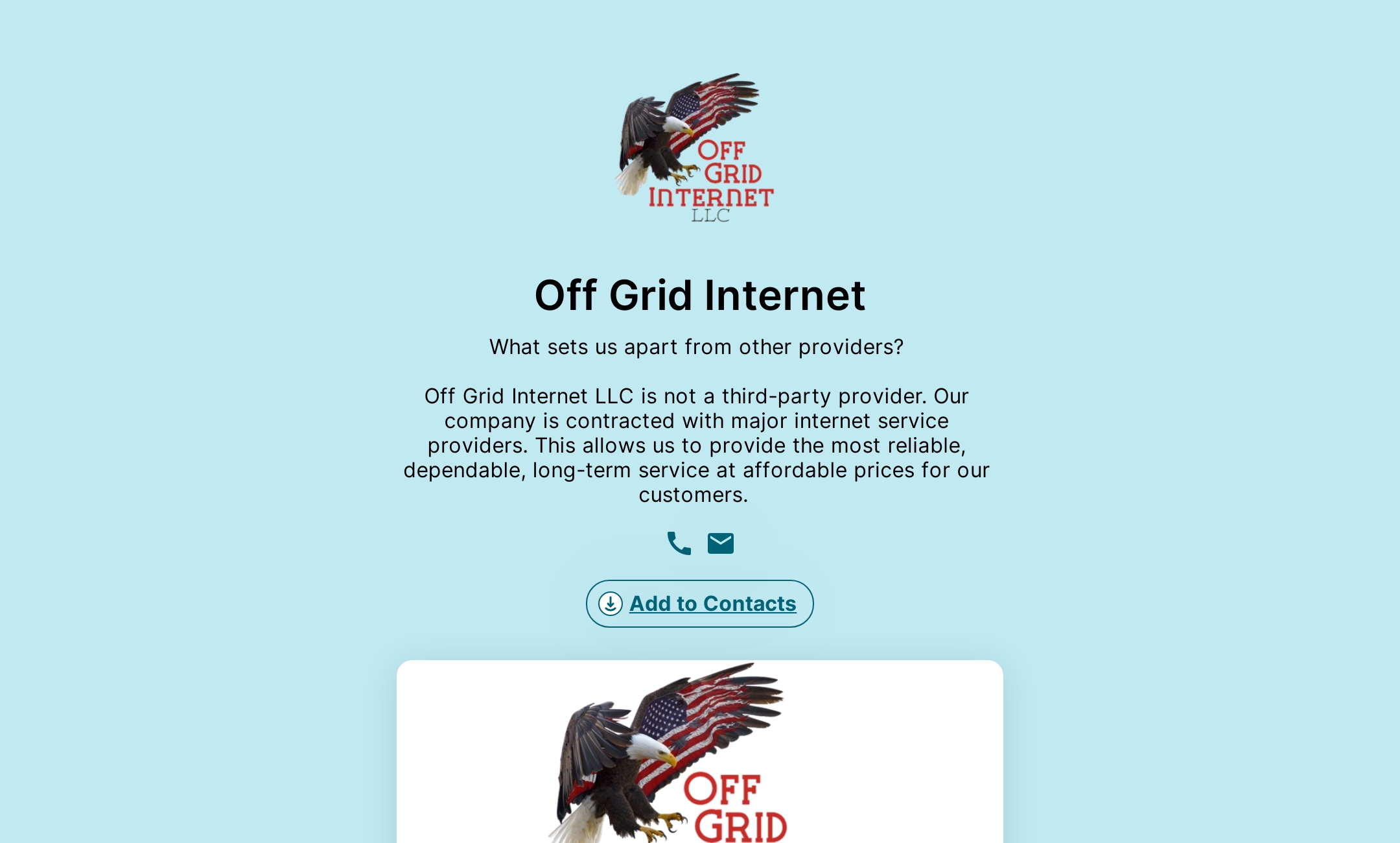 Off Grid Internet's Flowpage