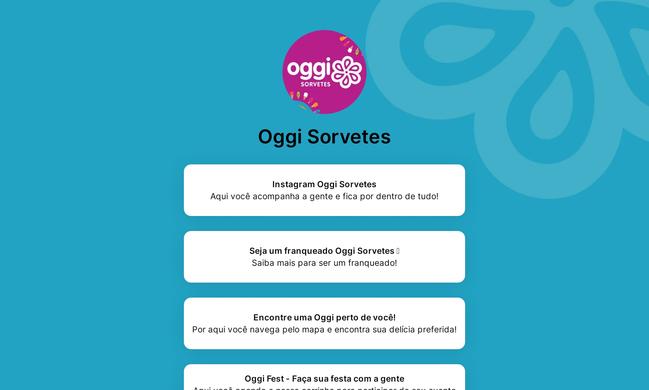 Oggi Sorvetes' Flowpage