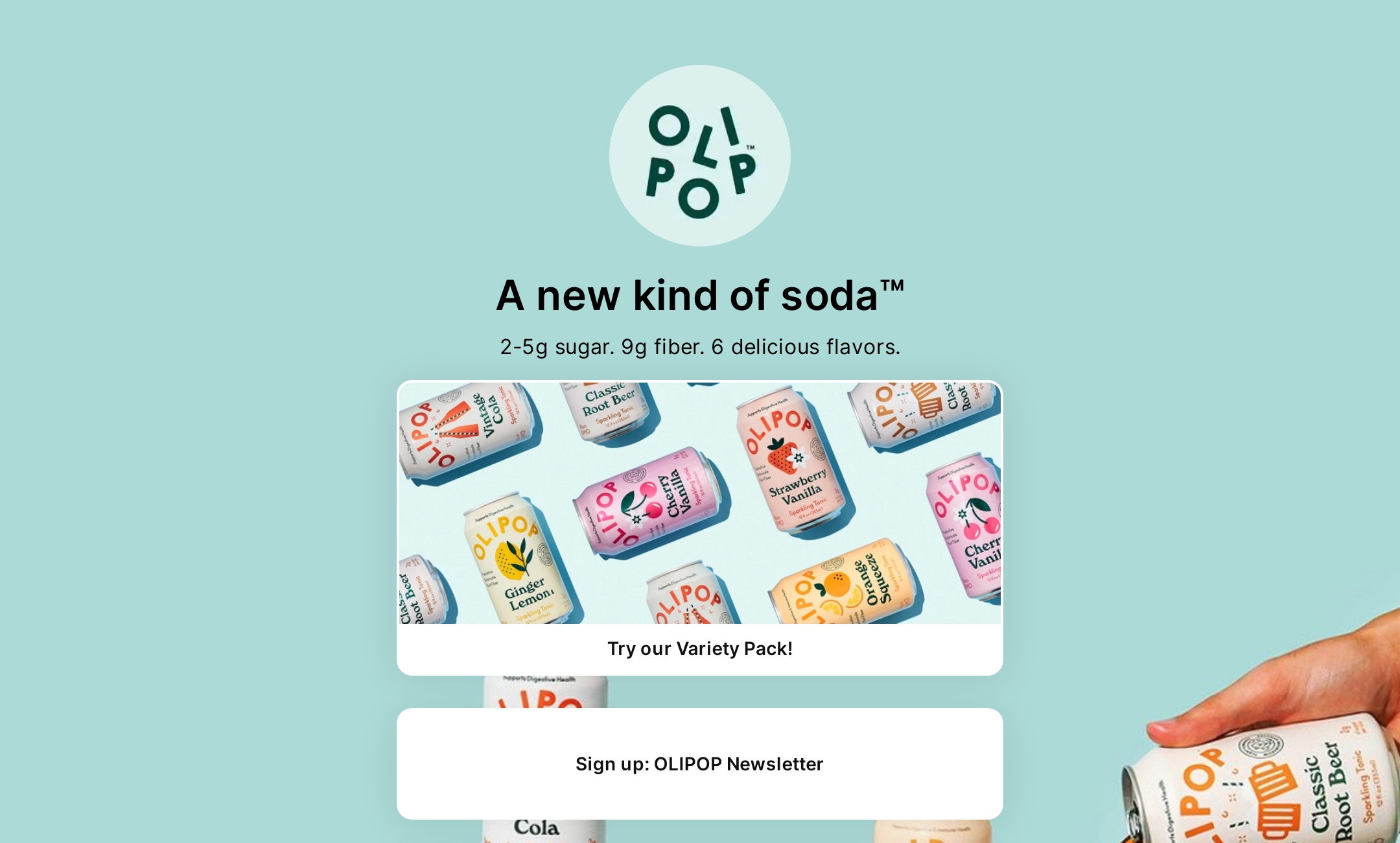 A new kind of soda™'s Flowpage