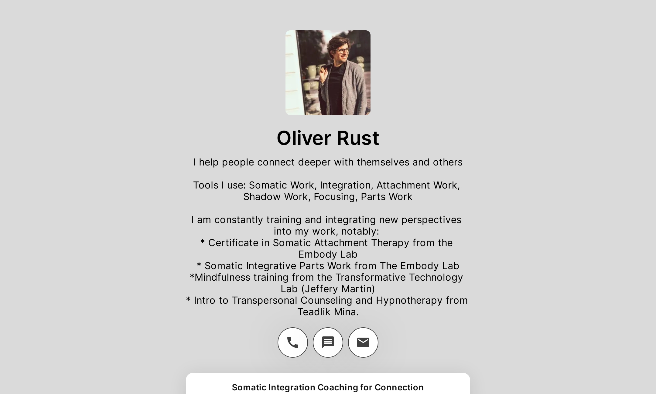 Oliver Rust's Flowpage